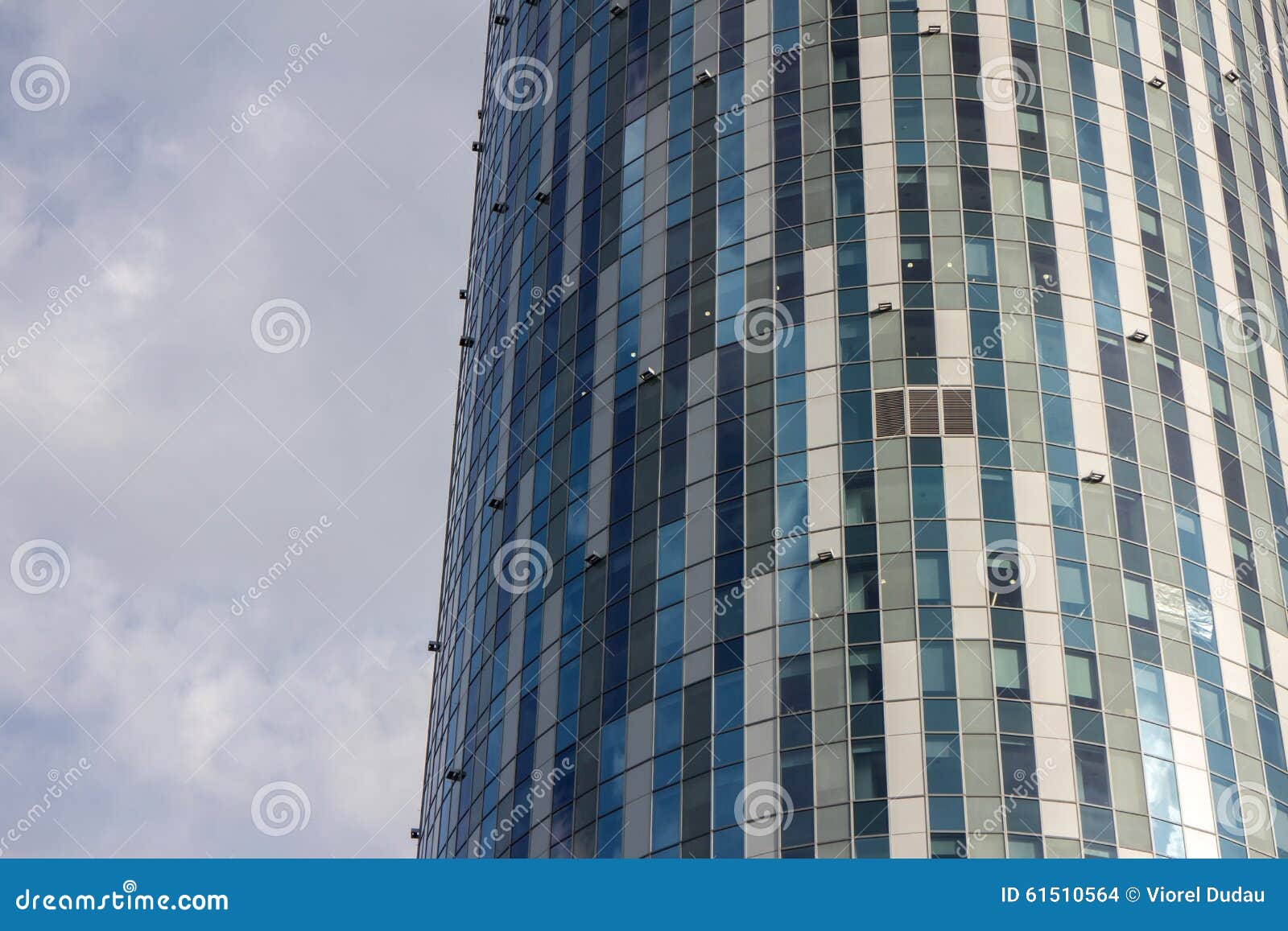 Circular Office Building Facade Stock Photo - Image of headquarters ...