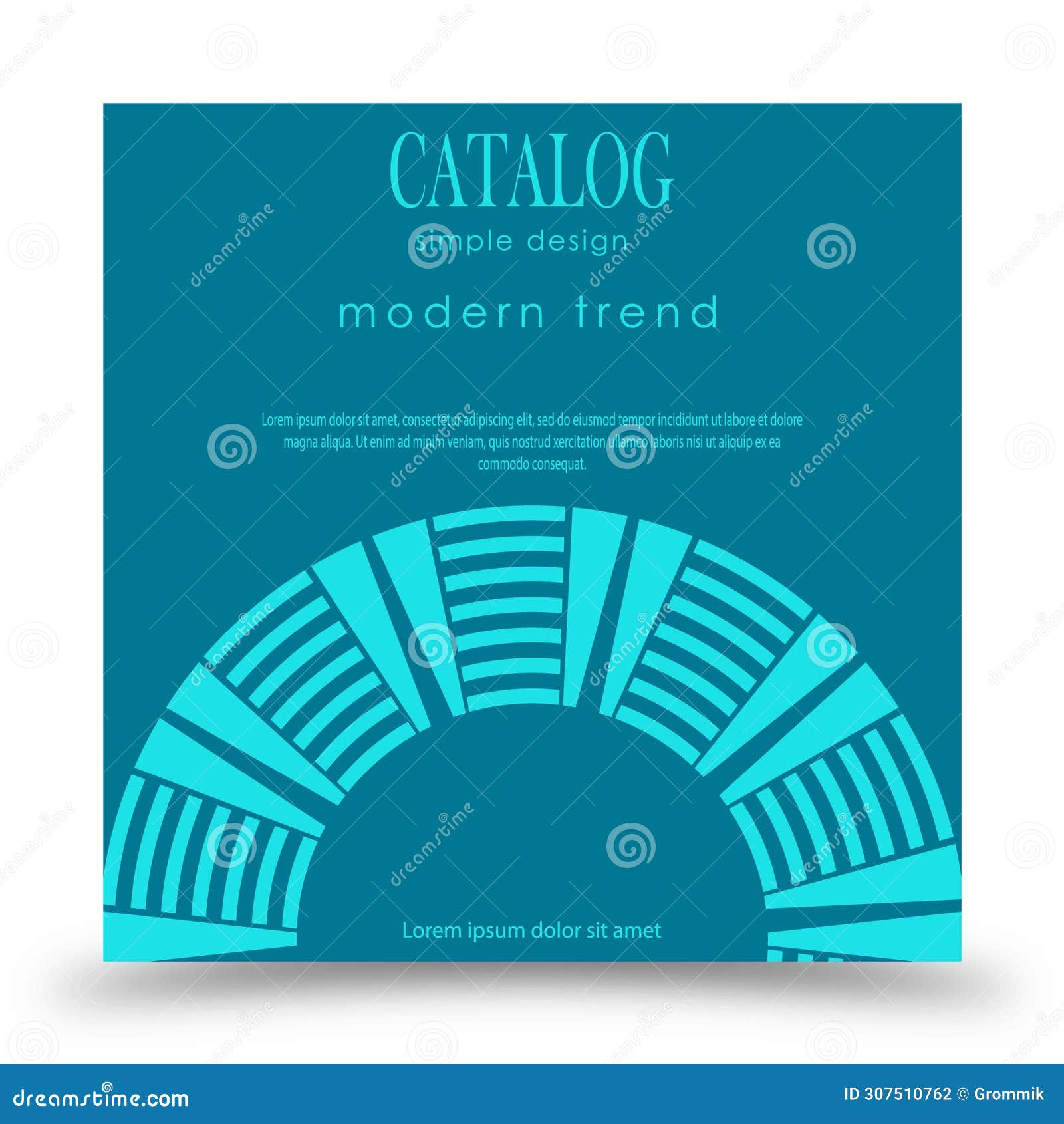 Circular Ornament. the Idea of a Banner, Brochure, Catalog, or Booklet ...
