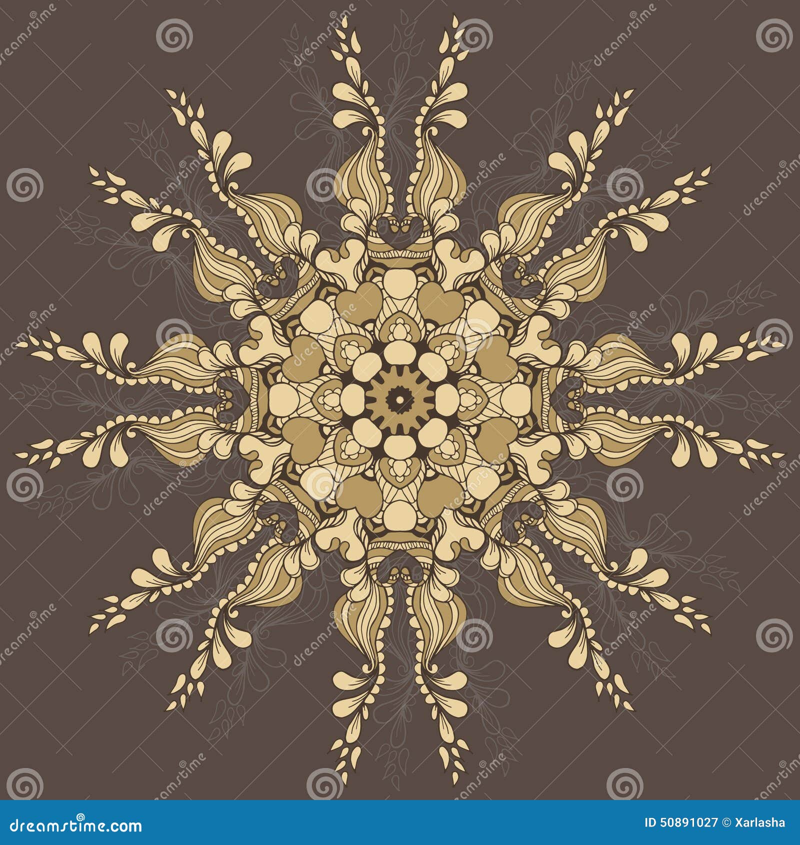 Circular Ornament pattern stock vector. Illustration of decoration ...