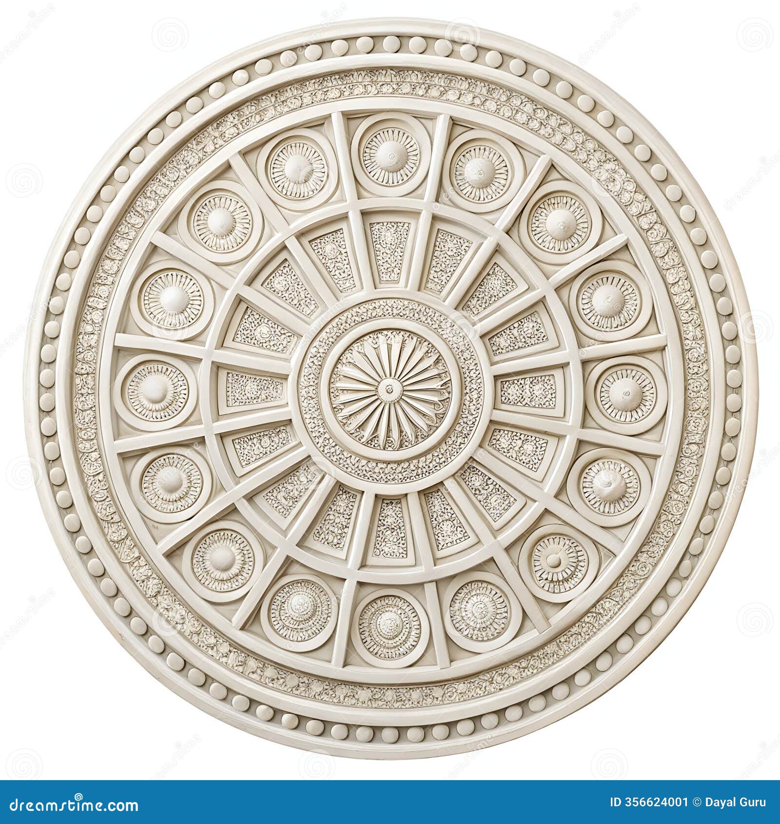 Circular Panel Pattern stock illustration. Illustration of space ...