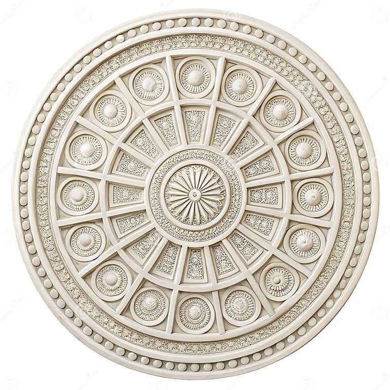 Circular Panel Pattern stock illustration. Illustration of space ...