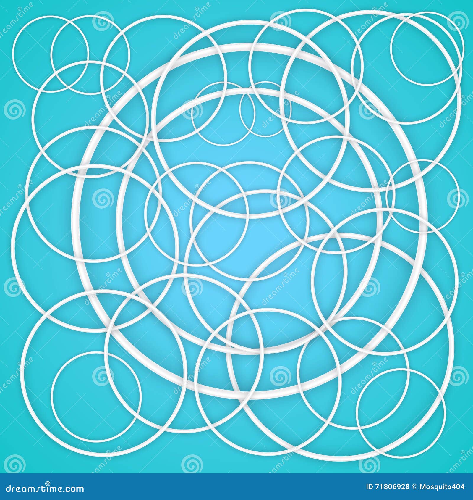 Circular Paper Cut Round Objects Stock Vector - Illustration of bubble ...