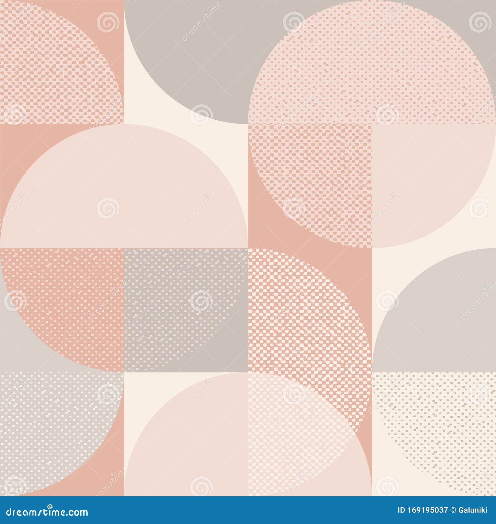 Pastel Geometric And Twisted Forms Vector Pattern | CartoonDealer.com ...