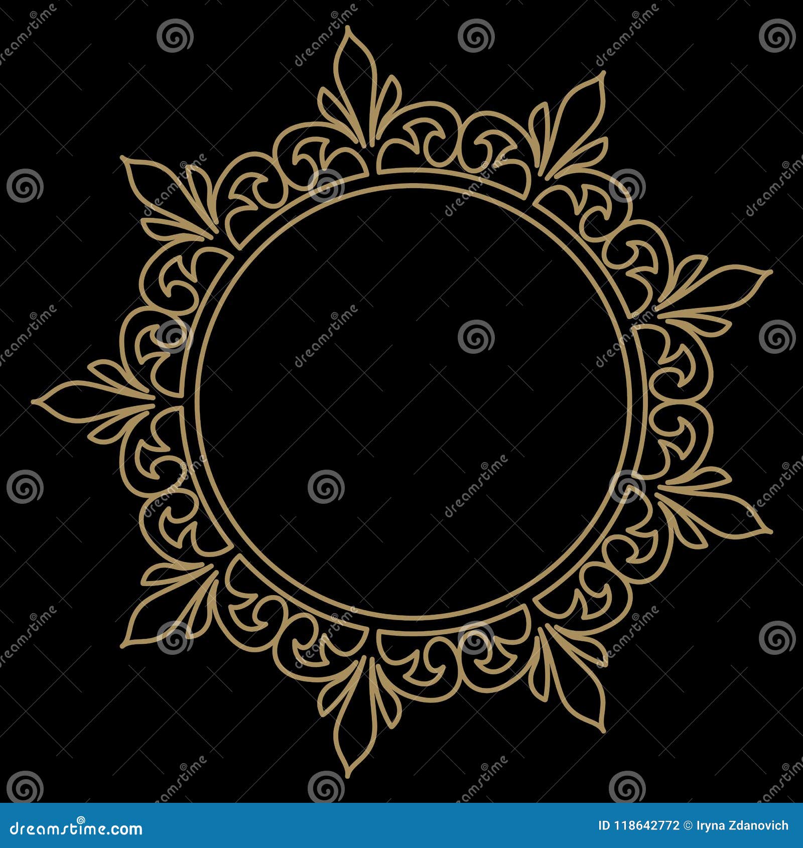 Arabesque Pattern Circular
