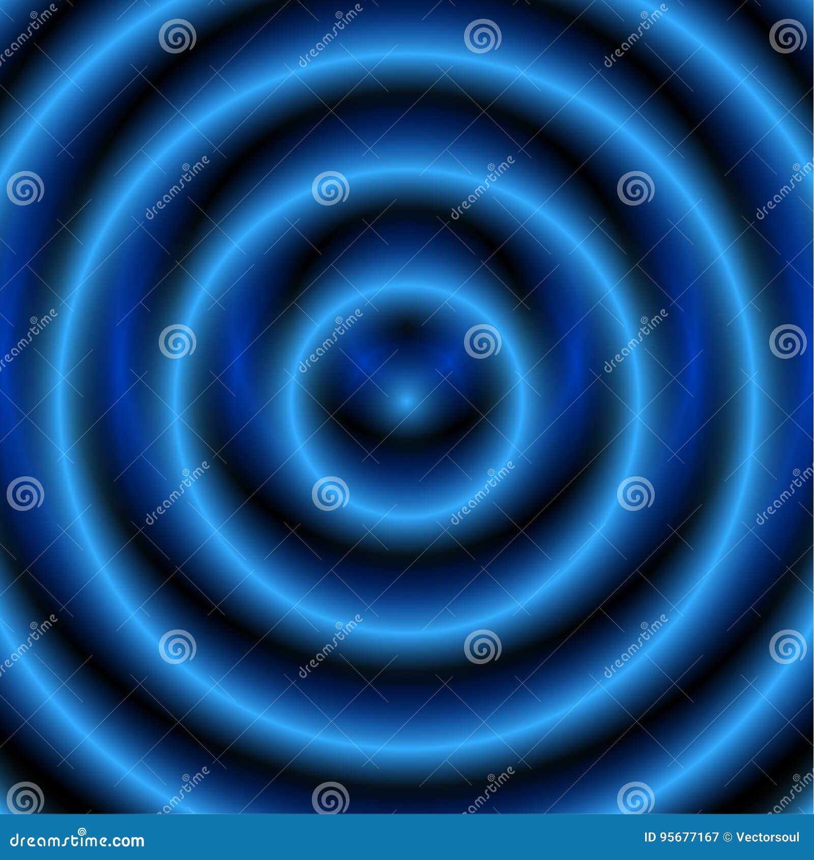 Circular Pattern with Concentric Circles. Faded Overlapping Circle ...
