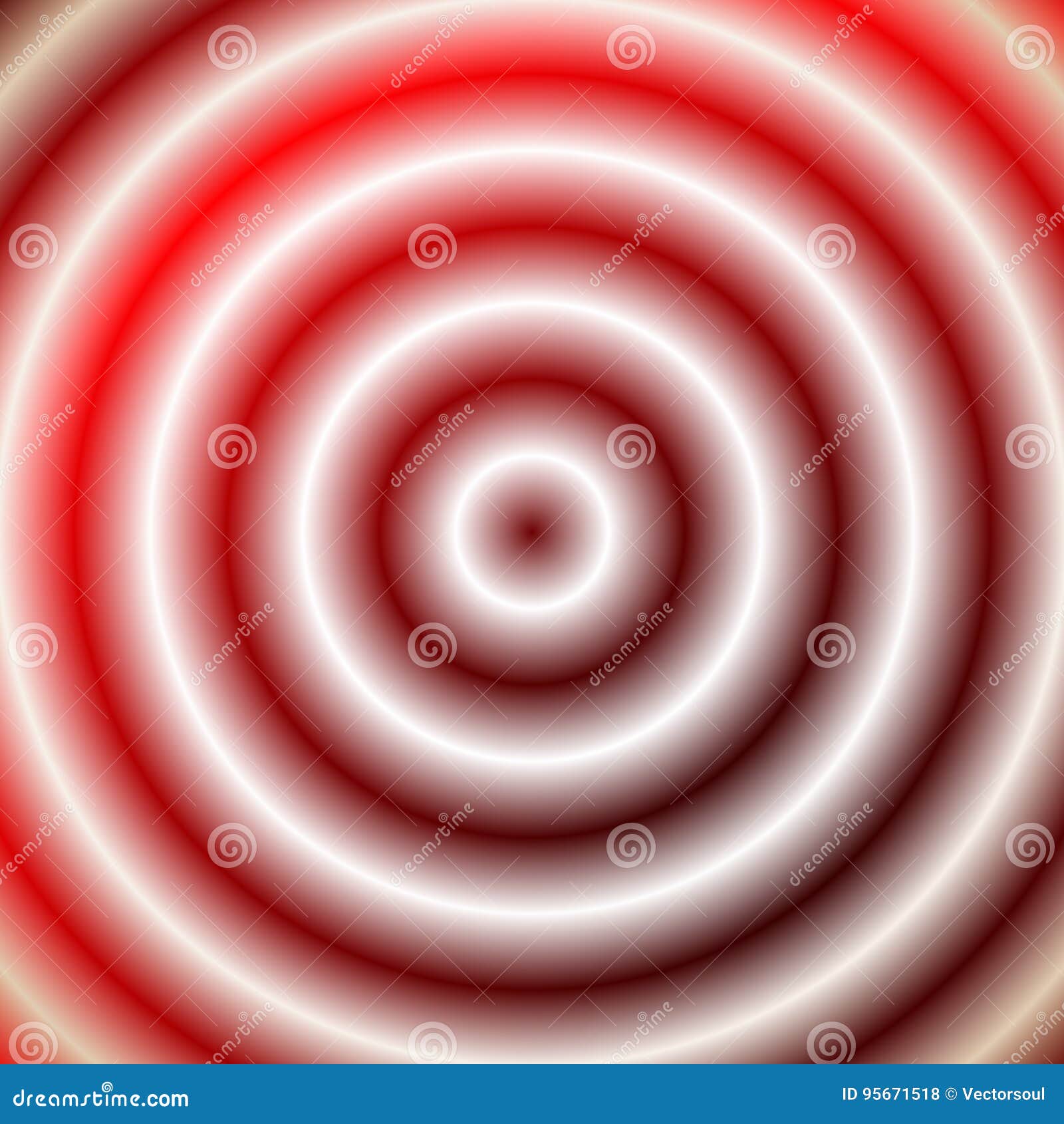 Circular Pattern with Concentric Circles. Faded Overlapping Circle ...