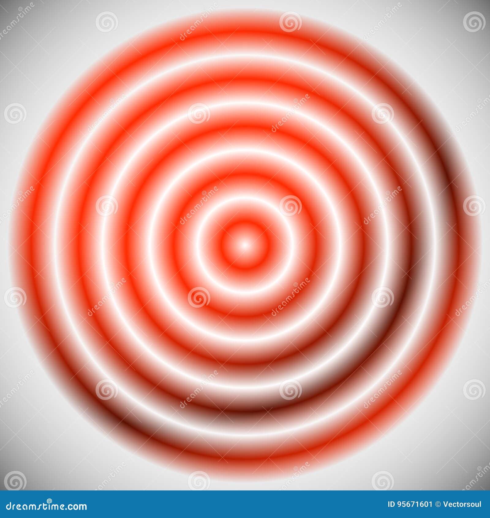 Circular Pattern with Concentric Circles. Faded Overlapping Circle ...