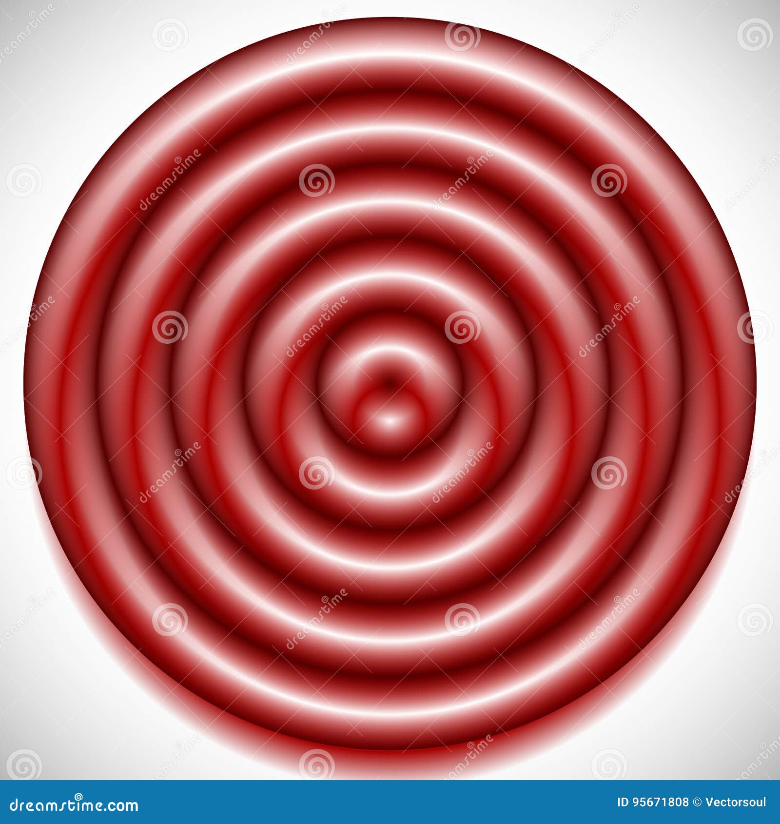 Circular Pattern with Concentric Circles. Faded Overlapping Circle ...