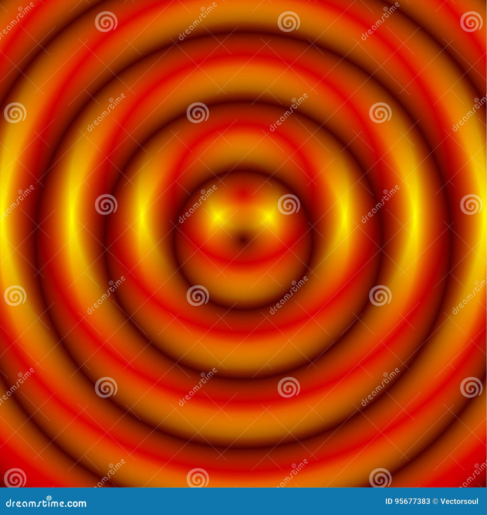 Circular Pattern with Concentric Circles. Faded Overlapping Circle ...