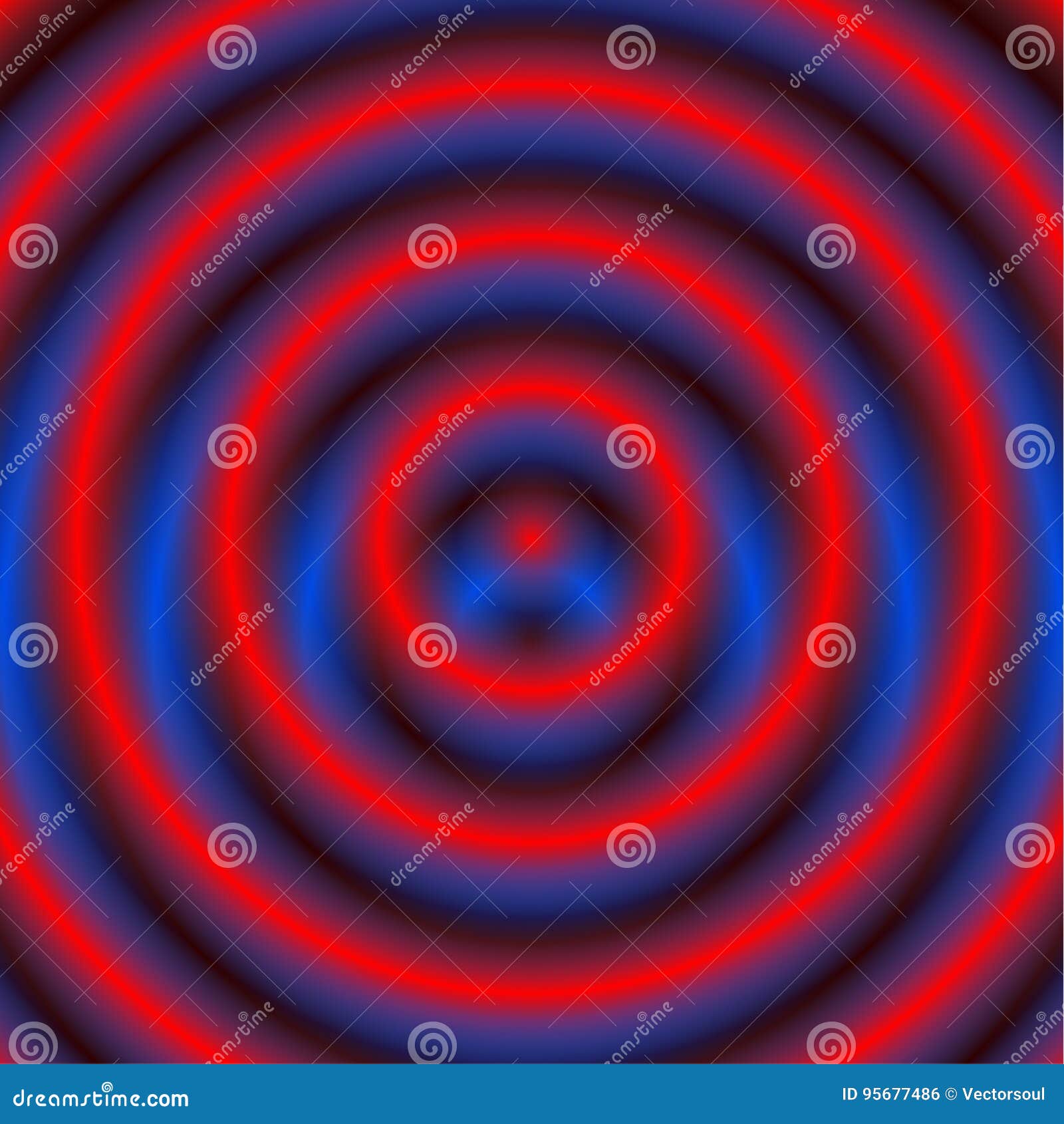 Circular Pattern with Concentric Circles. Faded Overlapping Circle ...