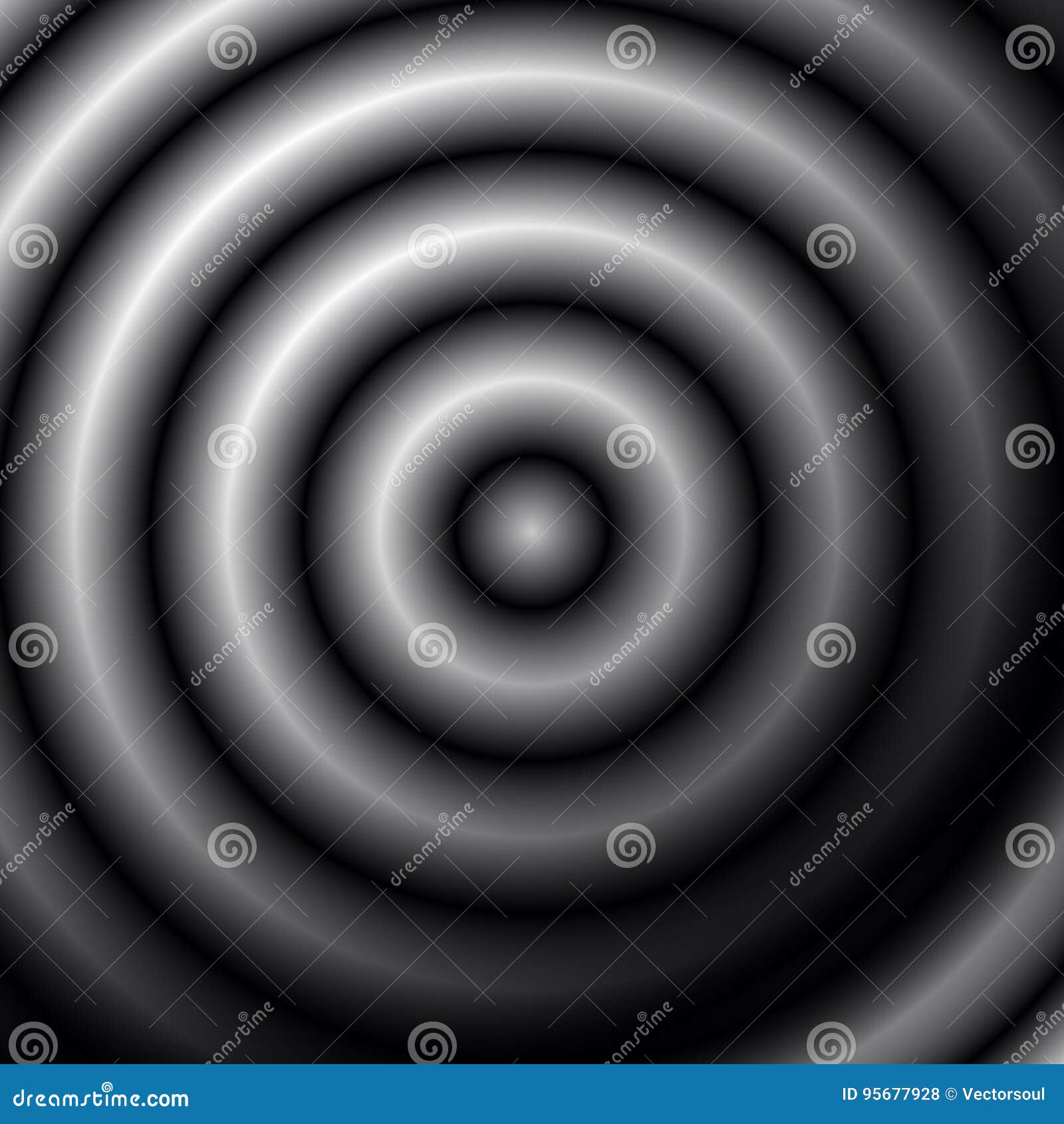 Circular Pattern with Concentric Circles. Faded Overlapping Circle ...