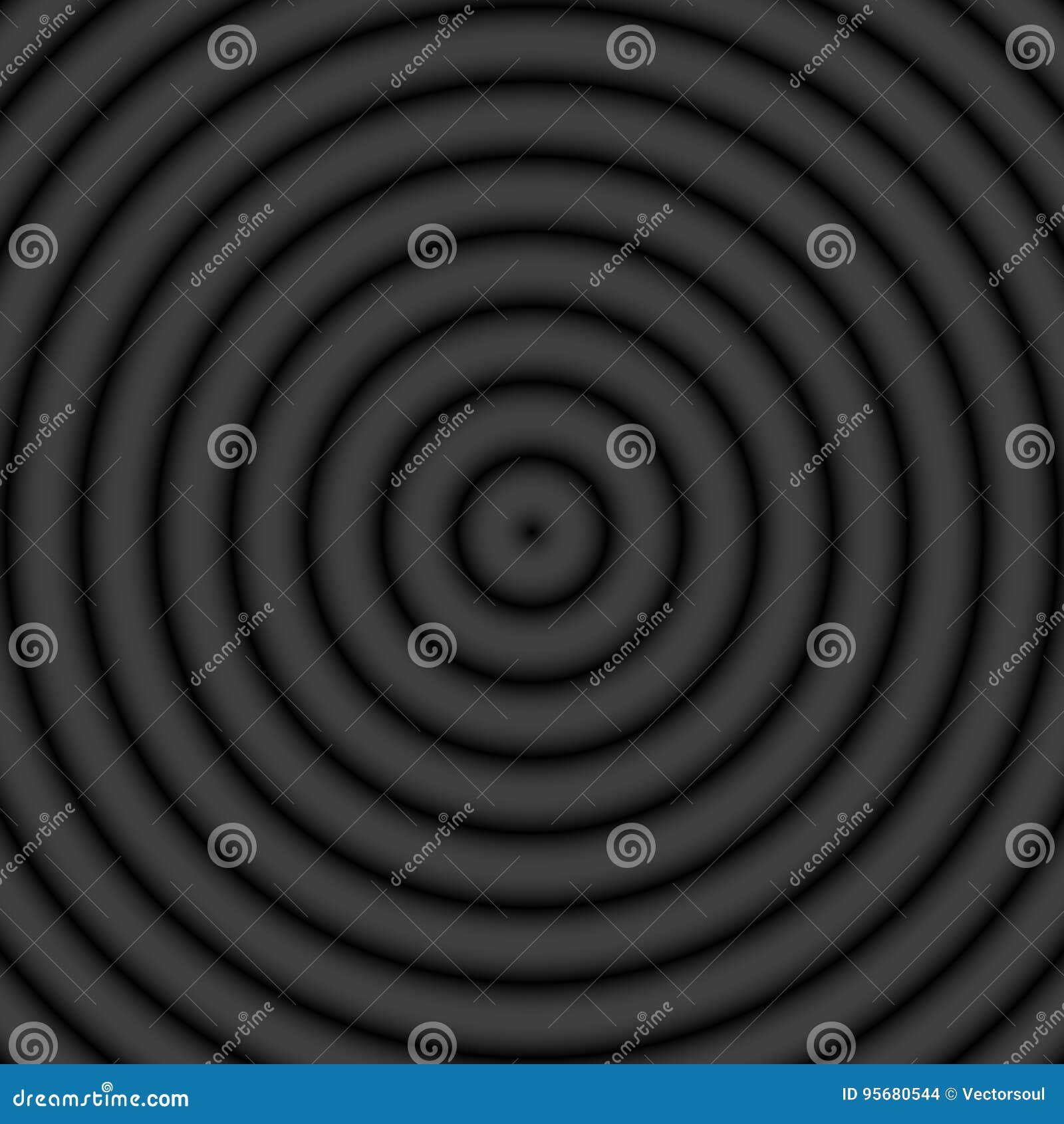 Circular Pattern with Concentric Circles. Faded Overlapping Circle ...