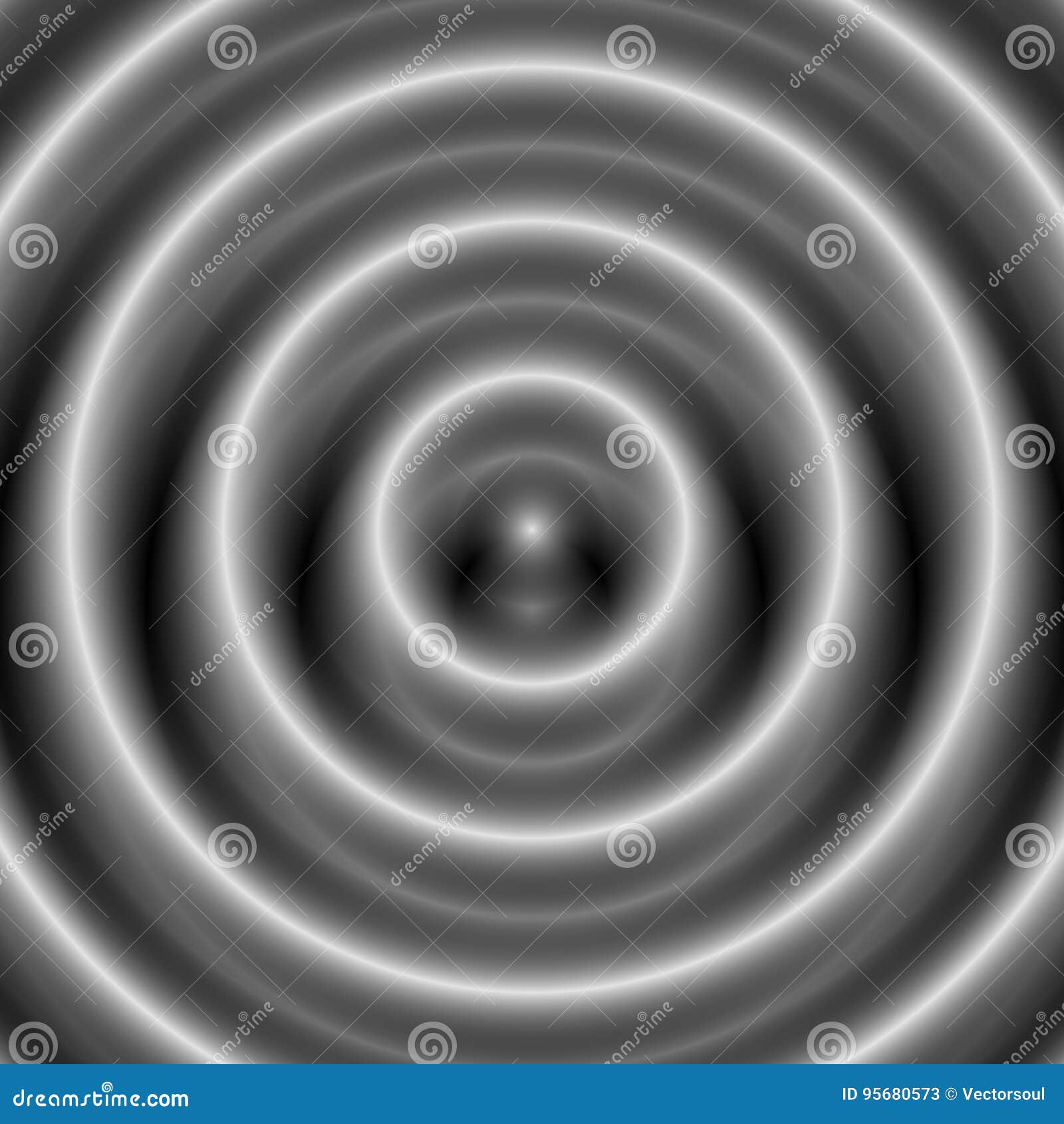 Circular Pattern with Concentric Circles. Faded Overlapping Circle ...