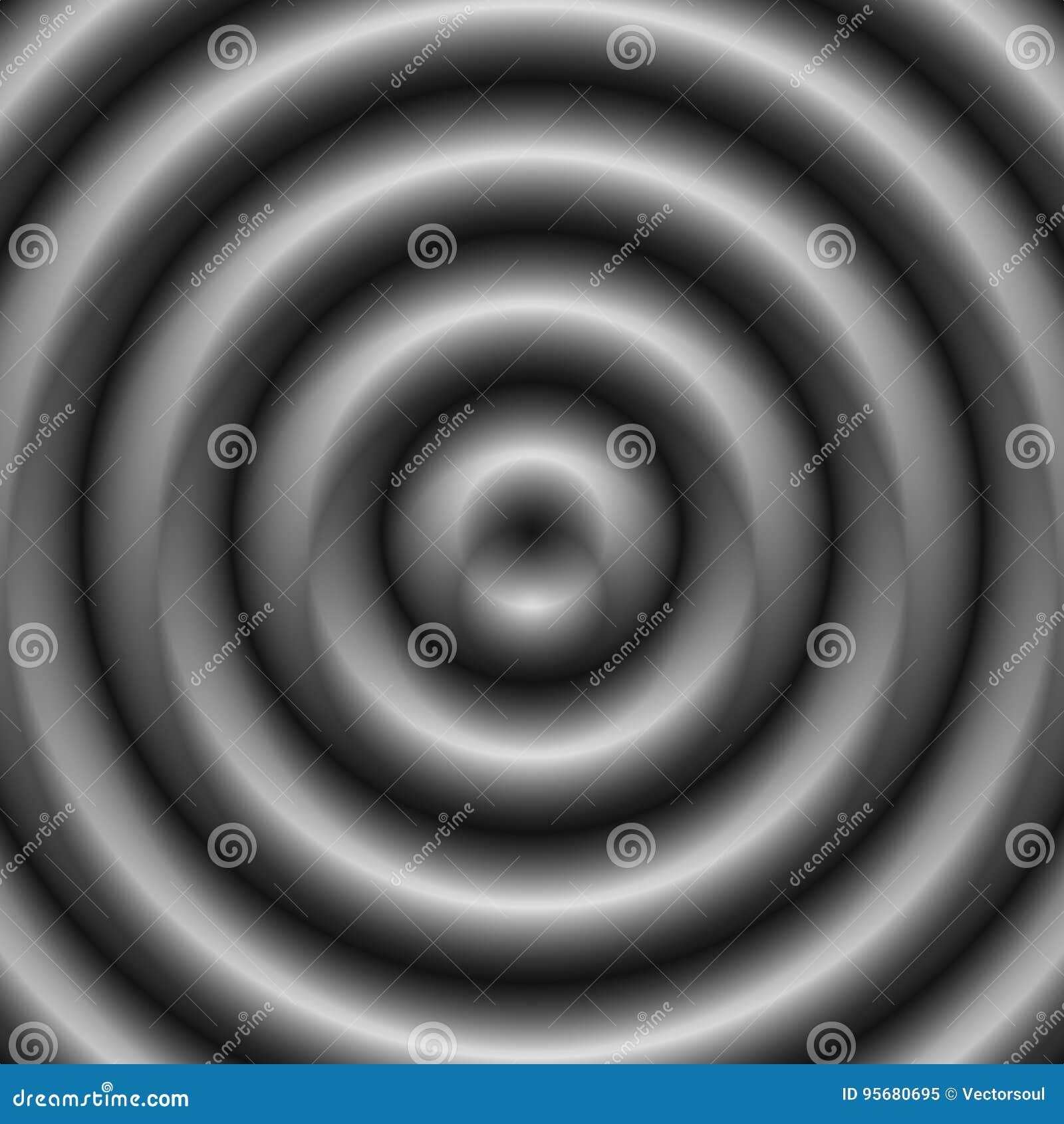Circular Pattern with Concentric Circles. Faded Overlapping Circle ...