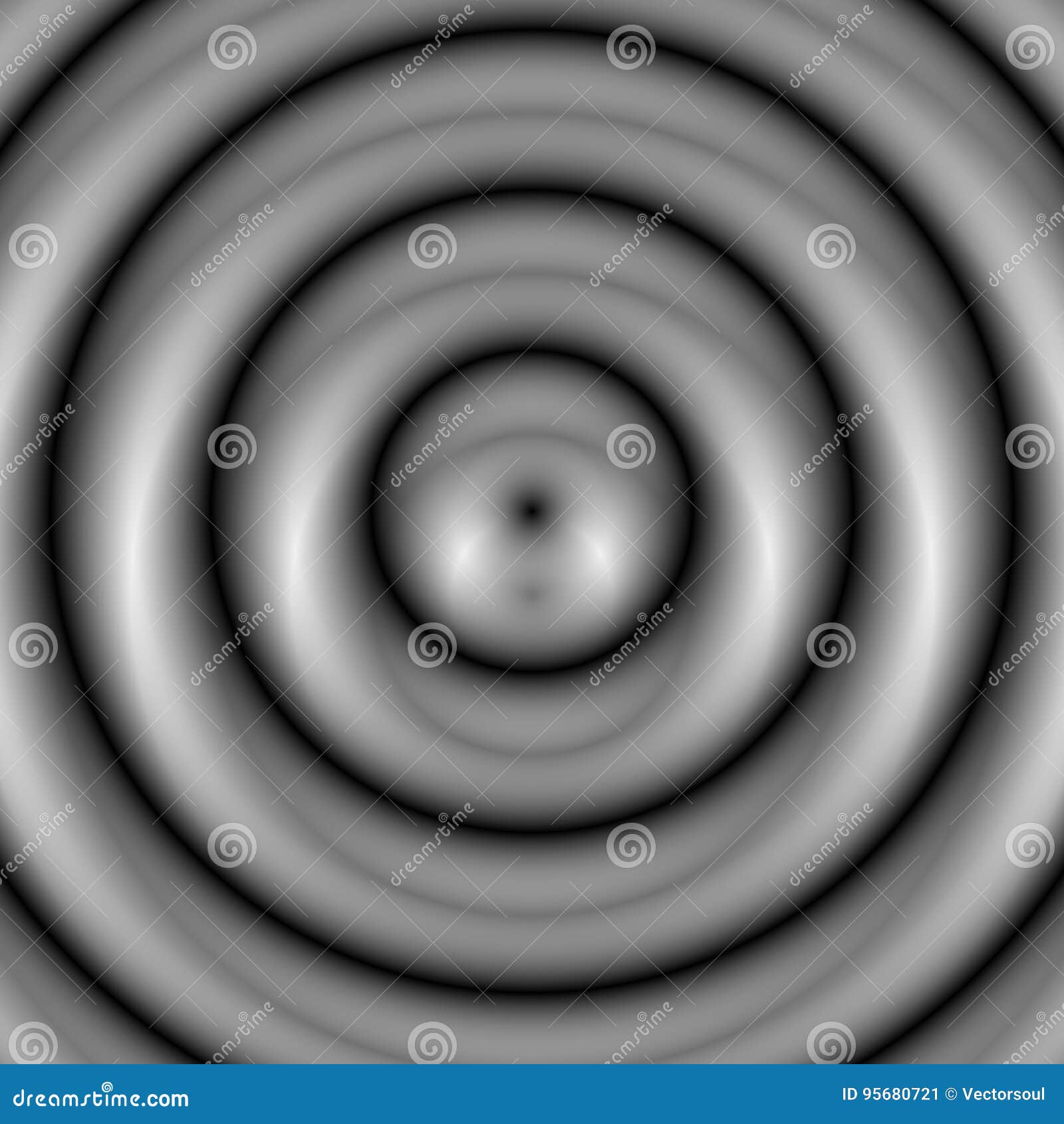 Circular Pattern with Concentric Circles. Faded Overlapping Circle ...