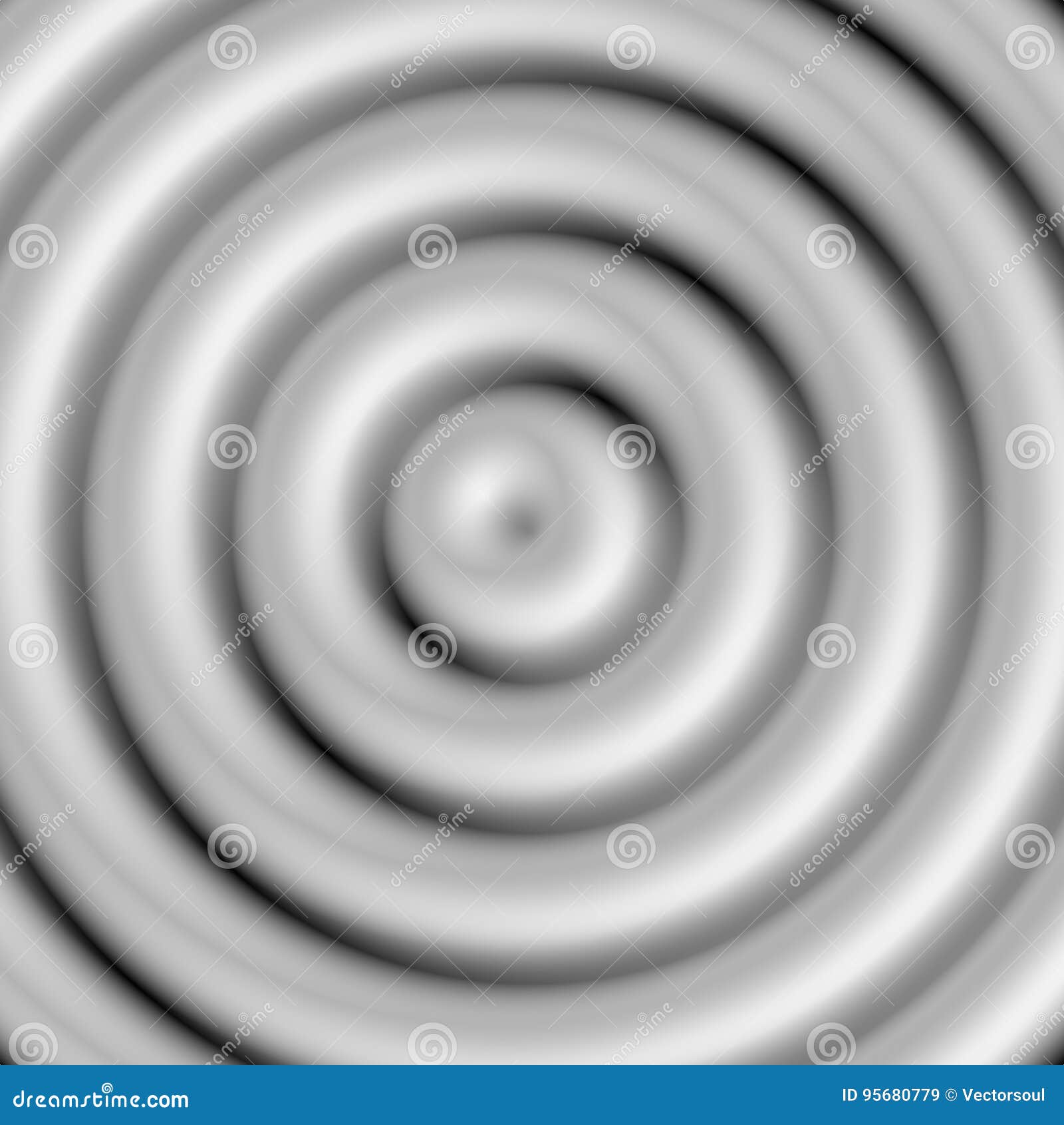 Circular Pattern with Concentric Circles. Faded Overlapping Circle ...