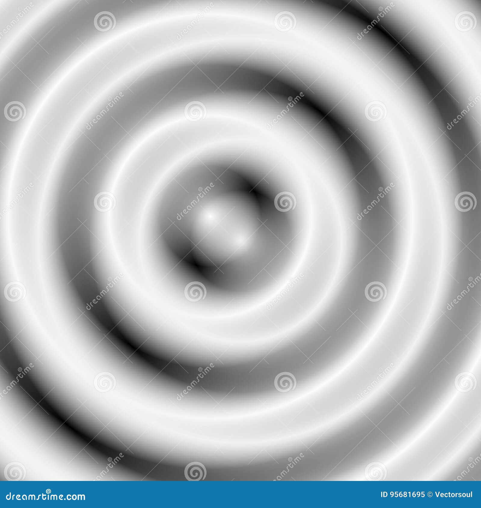 Circular Pattern with Concentric Circles. Faded Overlapping Circle ...