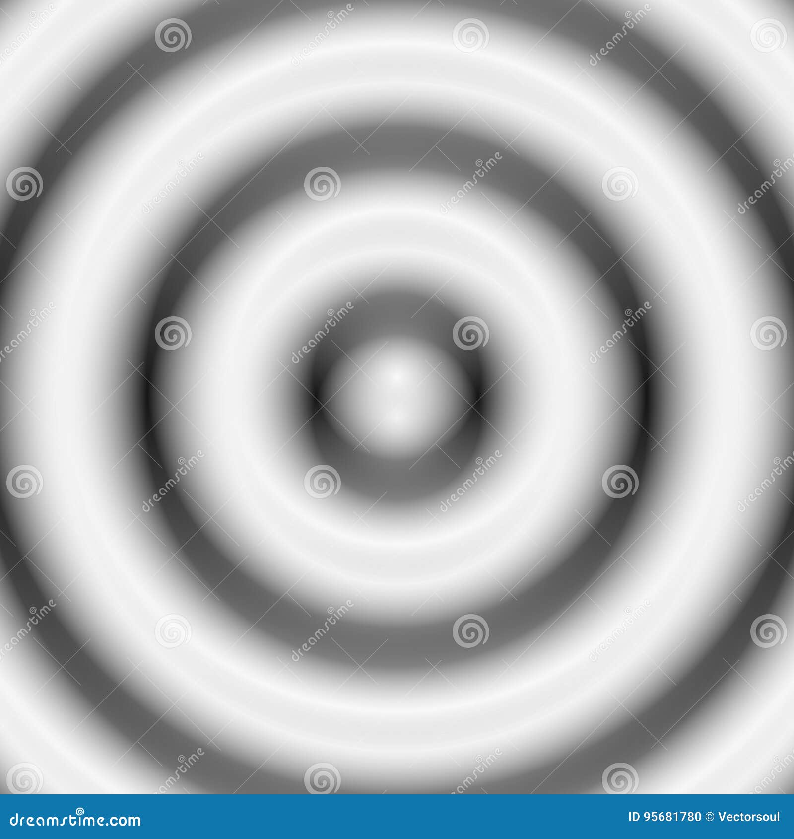 Circular Pattern with Concentric Circles. Faded Overlapping Circle ...