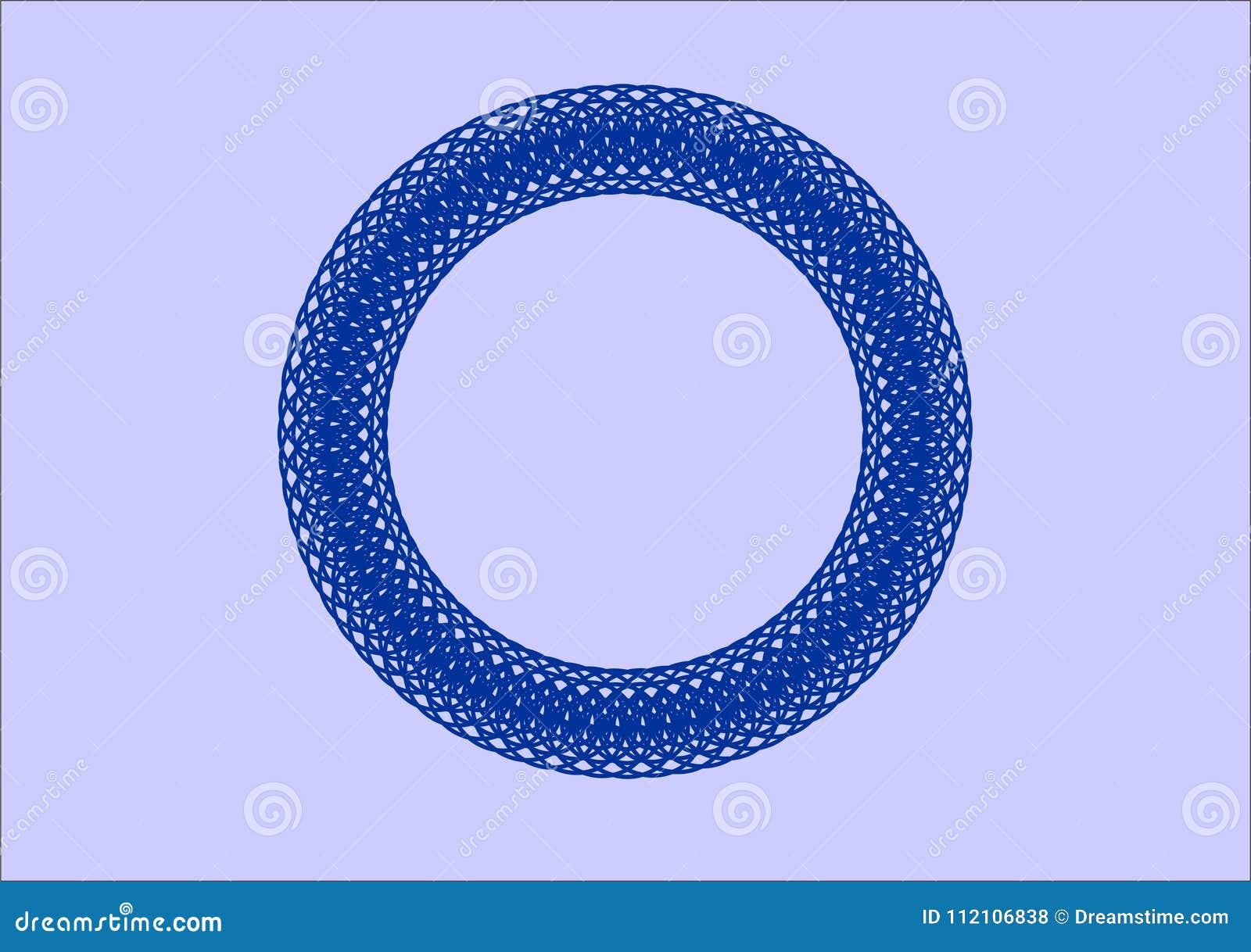 Circular Pattern of the Edge of Blue. Stock Vector - Illustration of ...