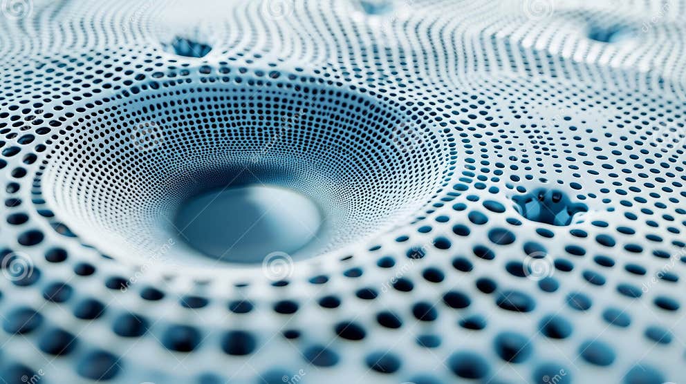 Circular Pattern Made from Braille Dots and Lines. Stock Image - Image ...