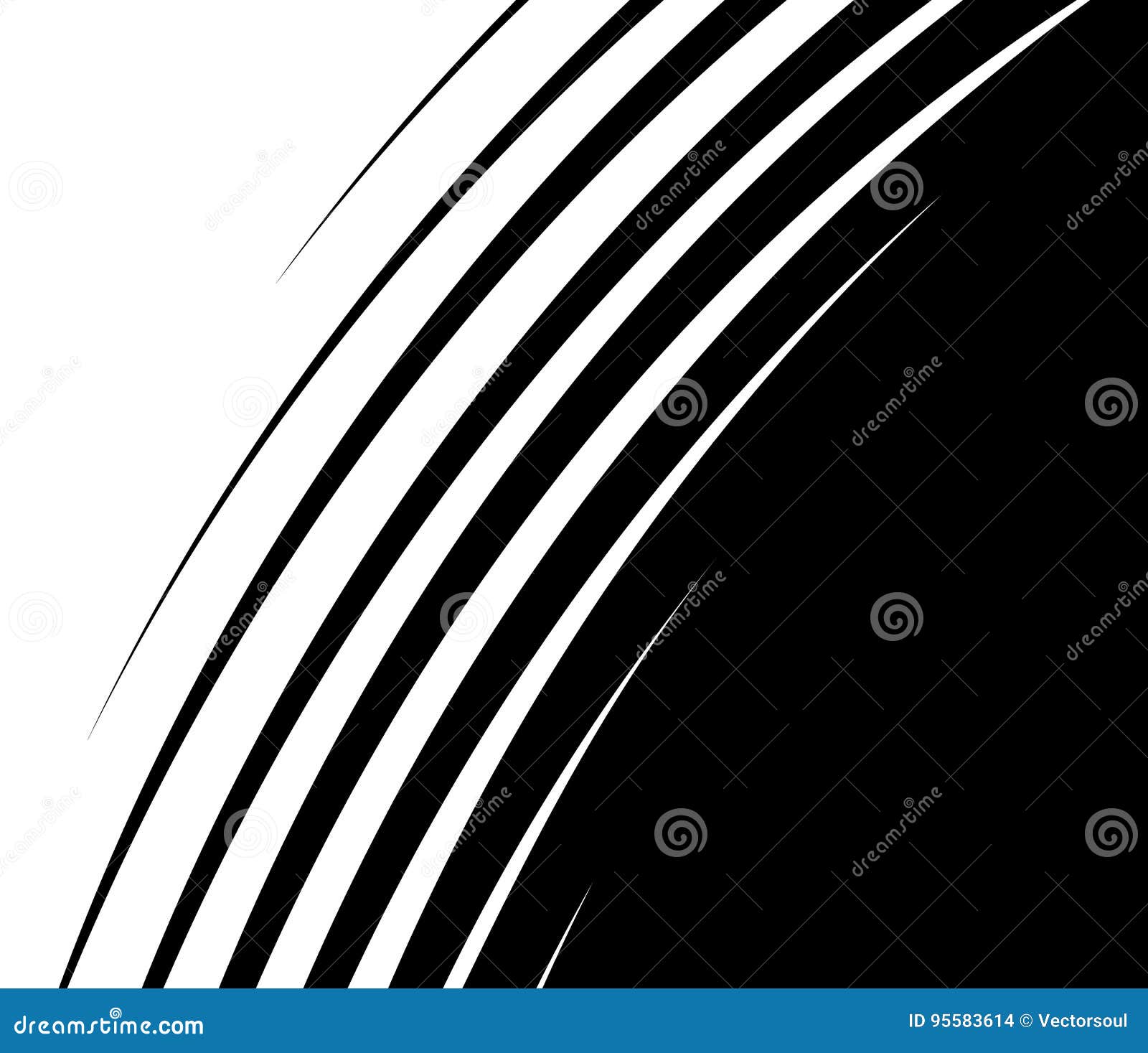 Circular Pattern with Spiral, Swirl Element. Abstract Geometric Stock ...