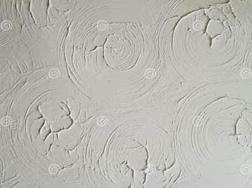 Circular Pattern Textured Ceiling Decor Stock Image - Image of interior ...