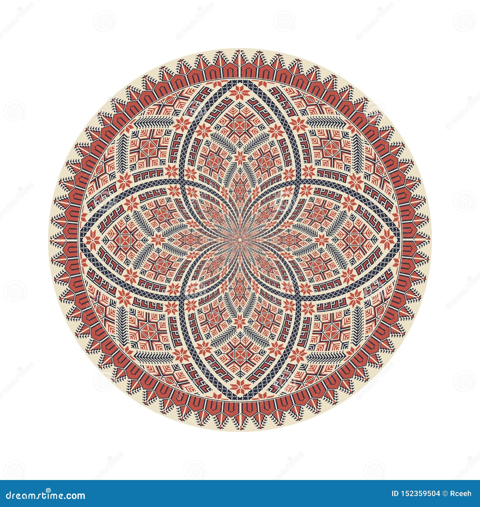 Palestinian design element stock vector. Illustration of motif - 152359504