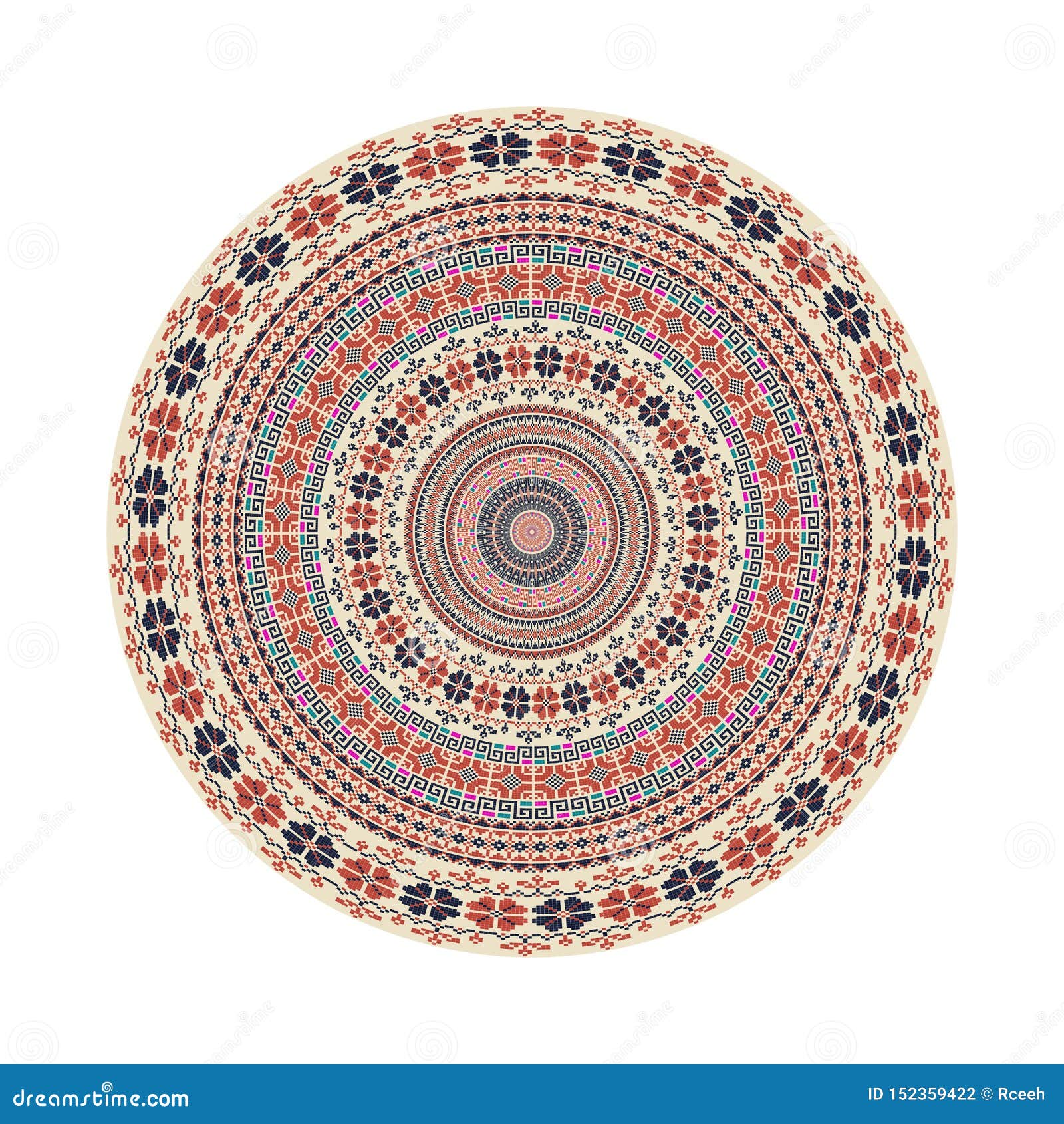 Palestinian design element stock vector. Illustration of embroidered ...