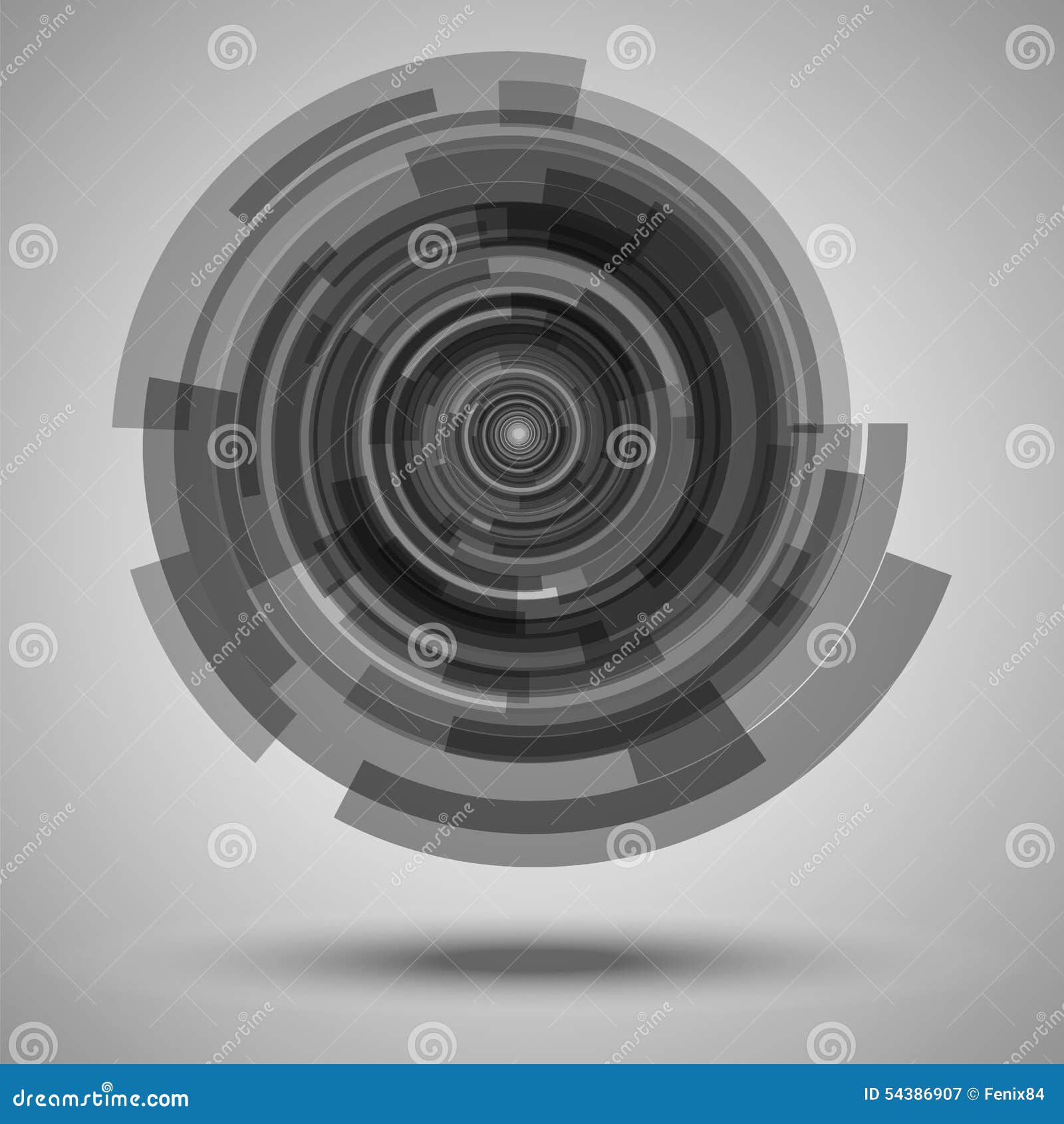 Circular pattern stock vector. Illustration of business - 54386907