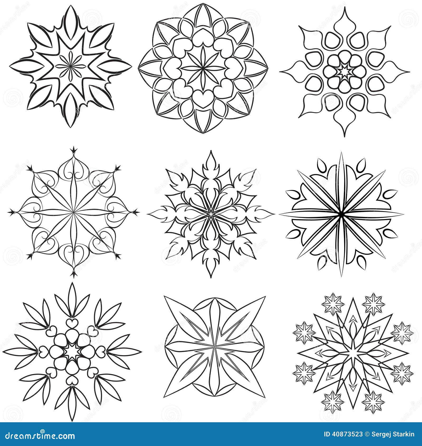 Circular Patterns Cartoon Vector | CartoonDealer.com #40873523