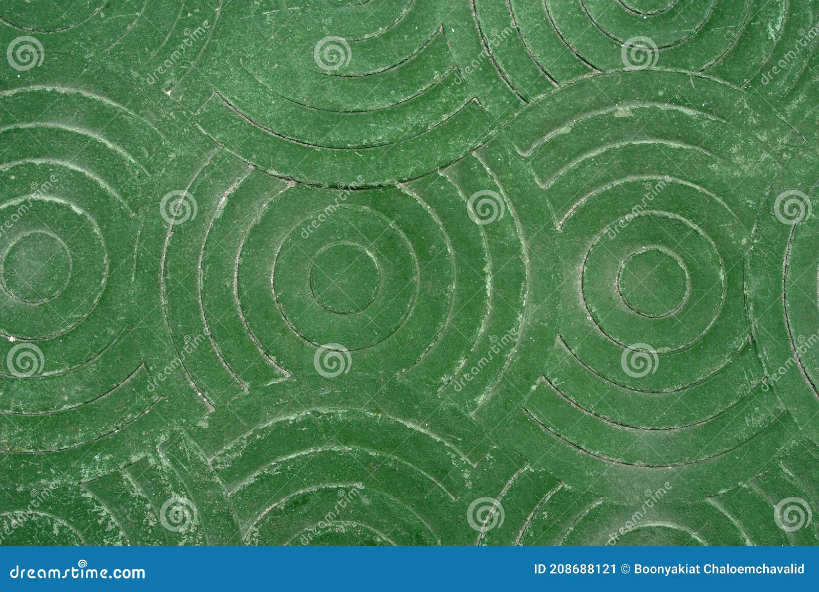 Circular Patterns on Walls and Corridors. Stock Image - Image of ...