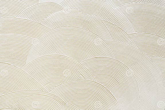 Circular Patterns on White Plaster. Abstract Texture Stock Photo ...