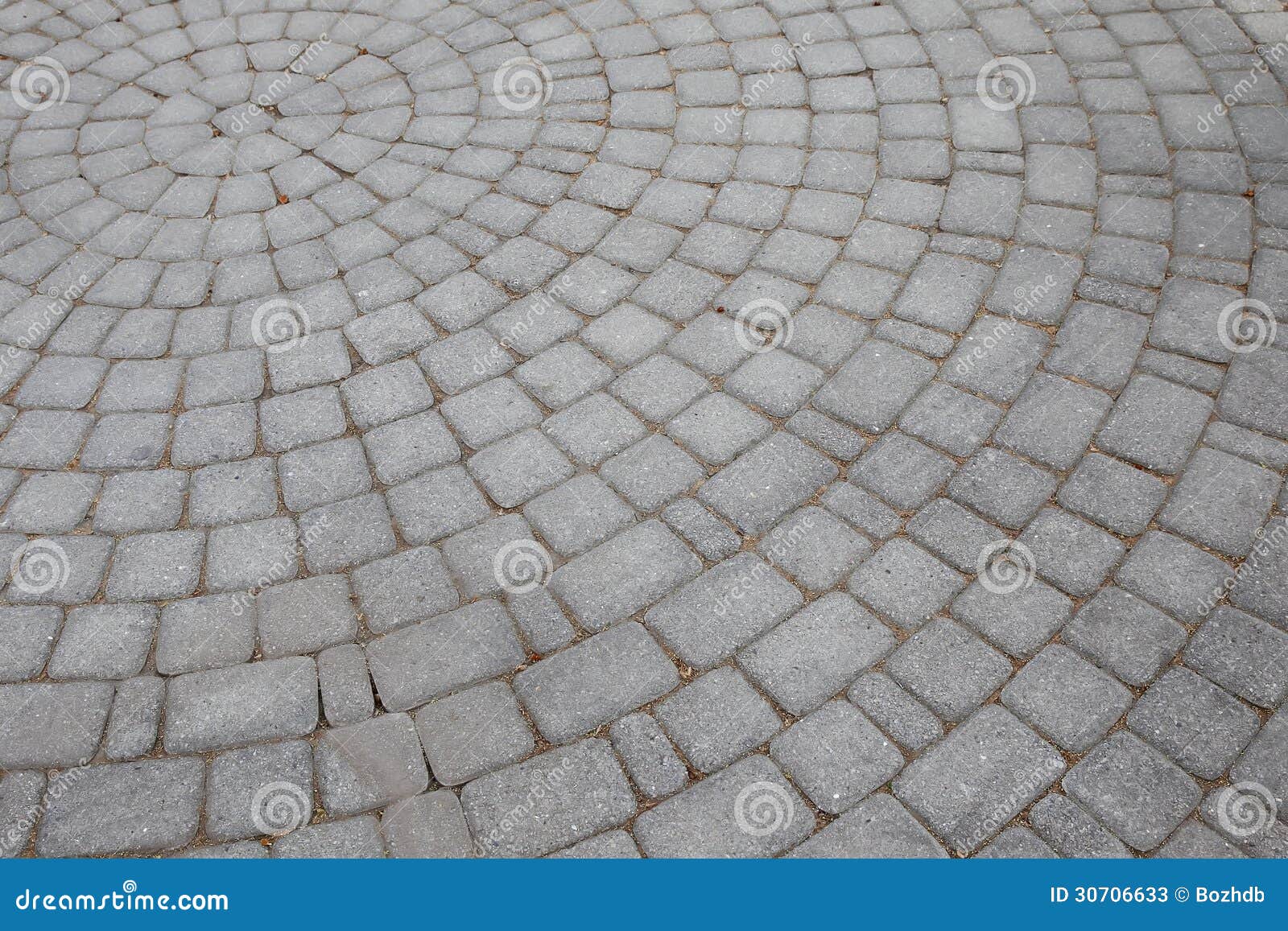 Circular Pavement, Corner Composition Stock Image - Image of gray ...