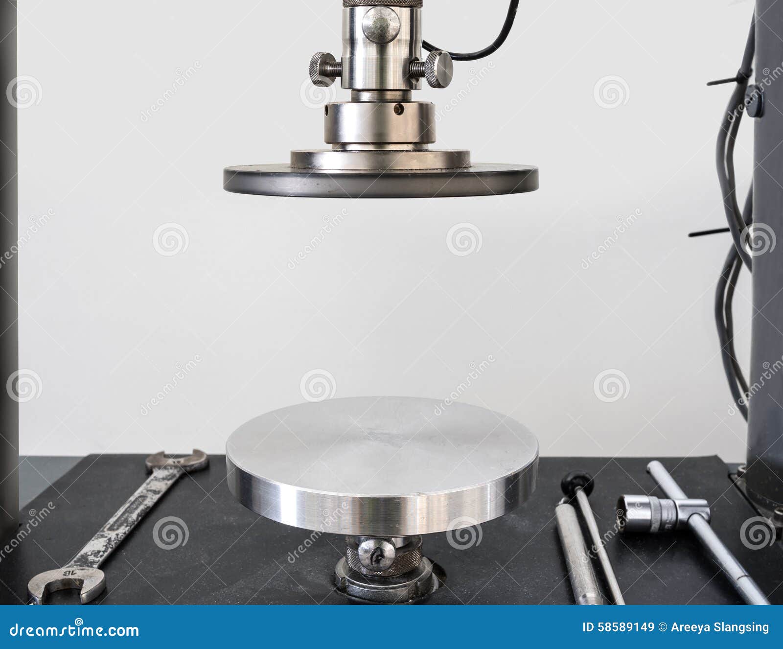 Engineering Testing Machine, Tensile Strength Test Royalty-Free Stock ...