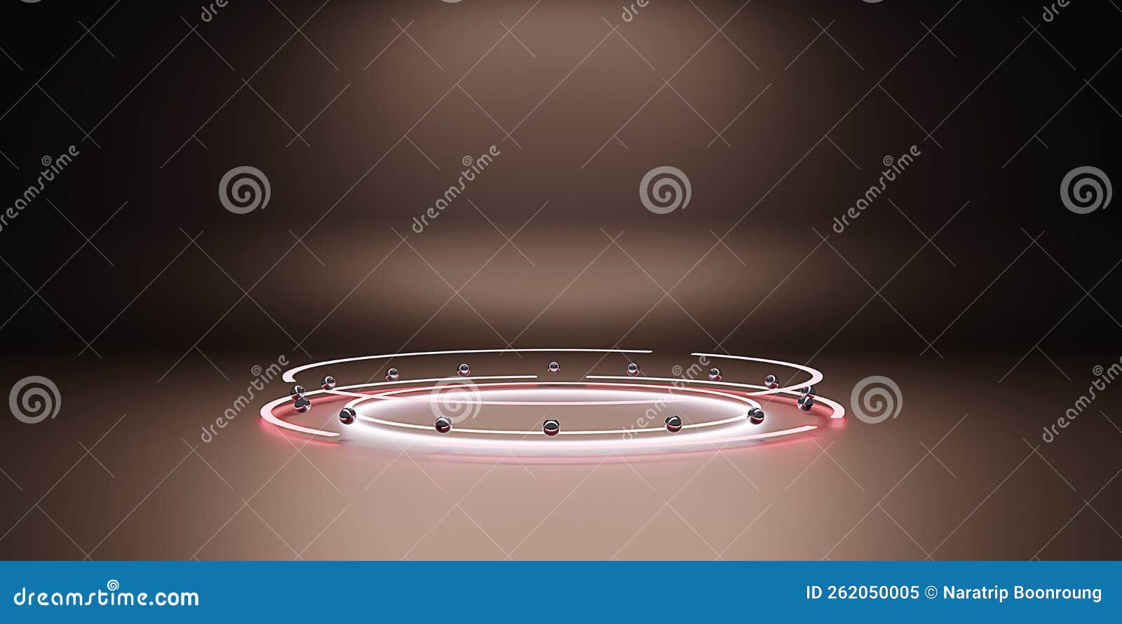Circular Podium Laser Light and Circular Neon Light Modern Technology ...