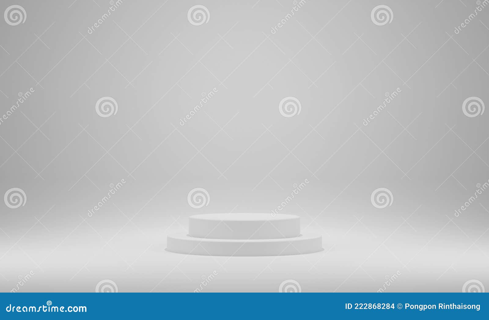 Circular Podium with Space for Product or Object Presentation Stock ...