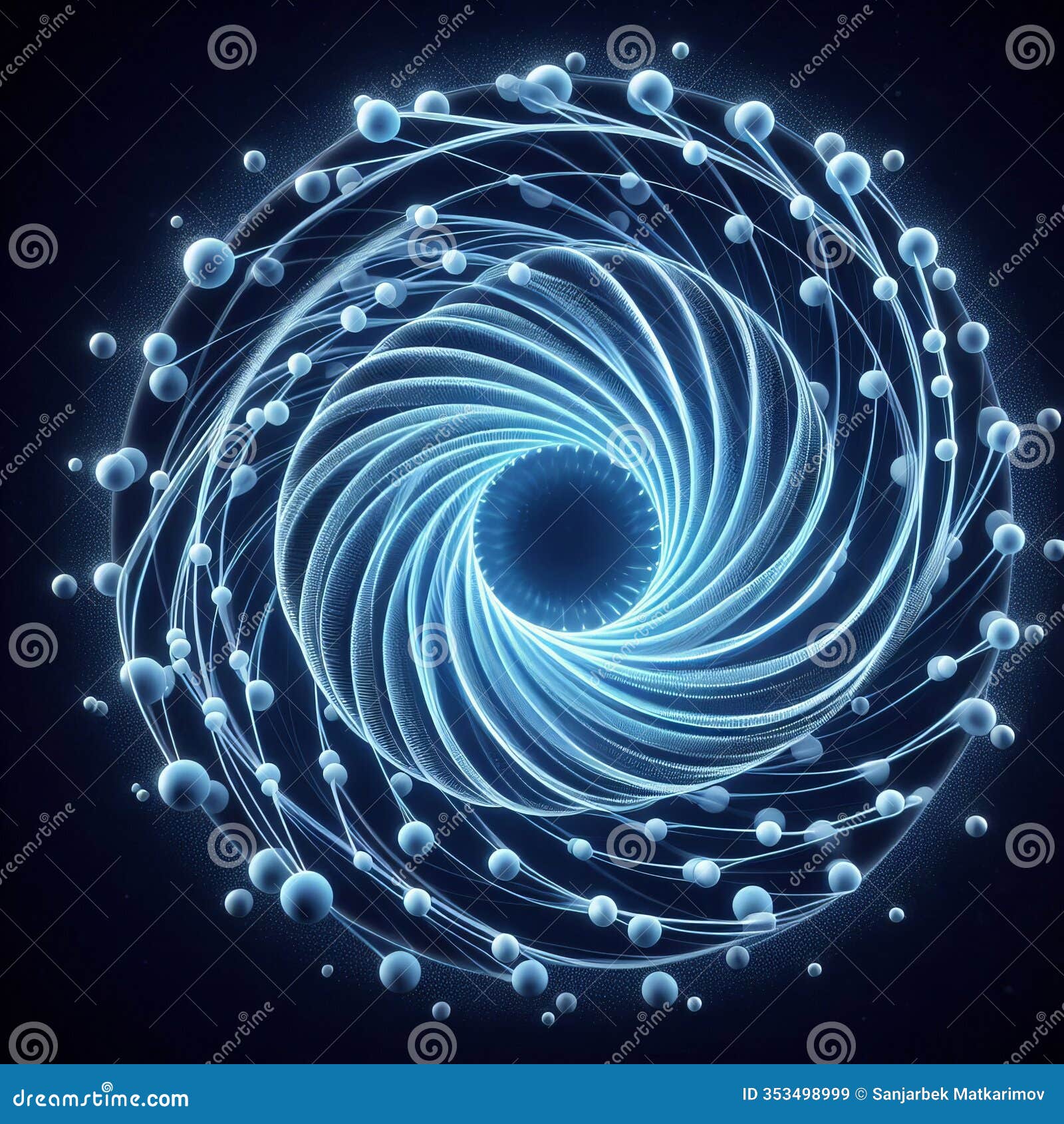 Circular Polarization A Photon Spiraling In A Helical Pattern Royalty ...