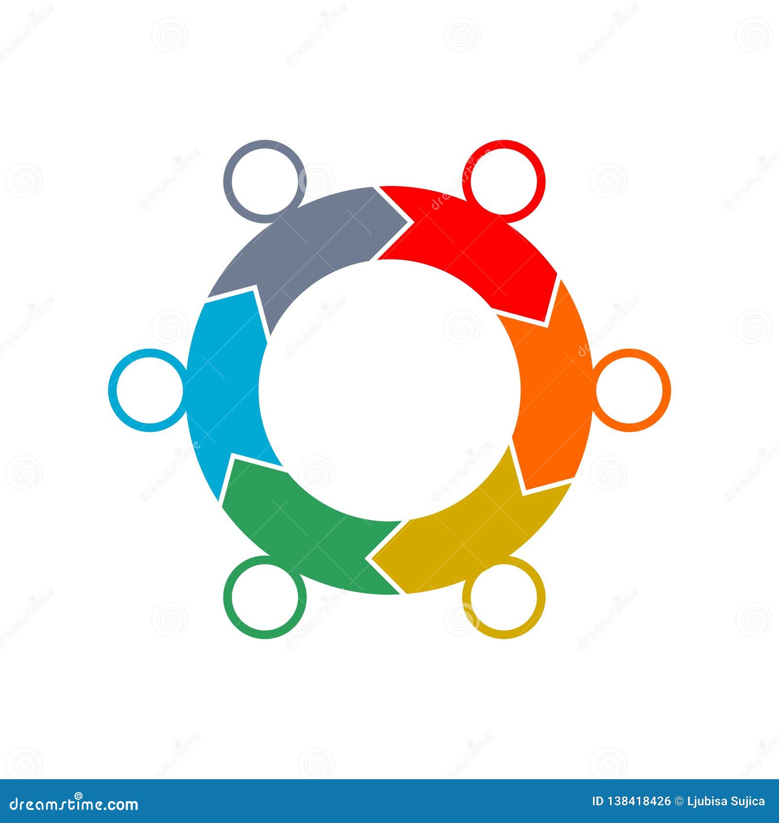 Circular Process Flow Arrows, Icon, Logo or Sign Stock Illustration ... Circular Process Flow Arrows, Icon, Logo or Sign Stock Illustration ...