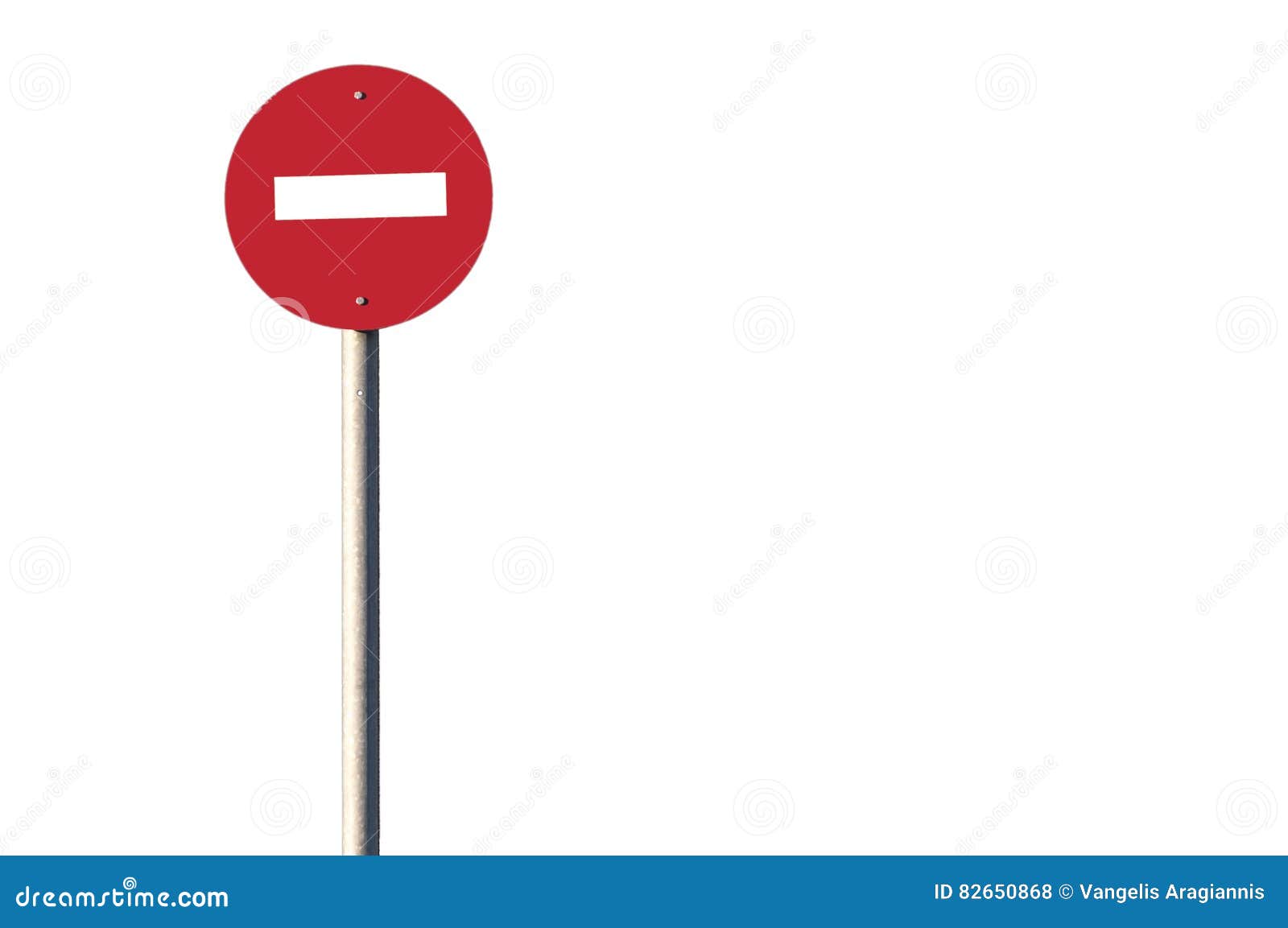 Circular Prohibited Road Sign No Background Stock Photo - Image of ...