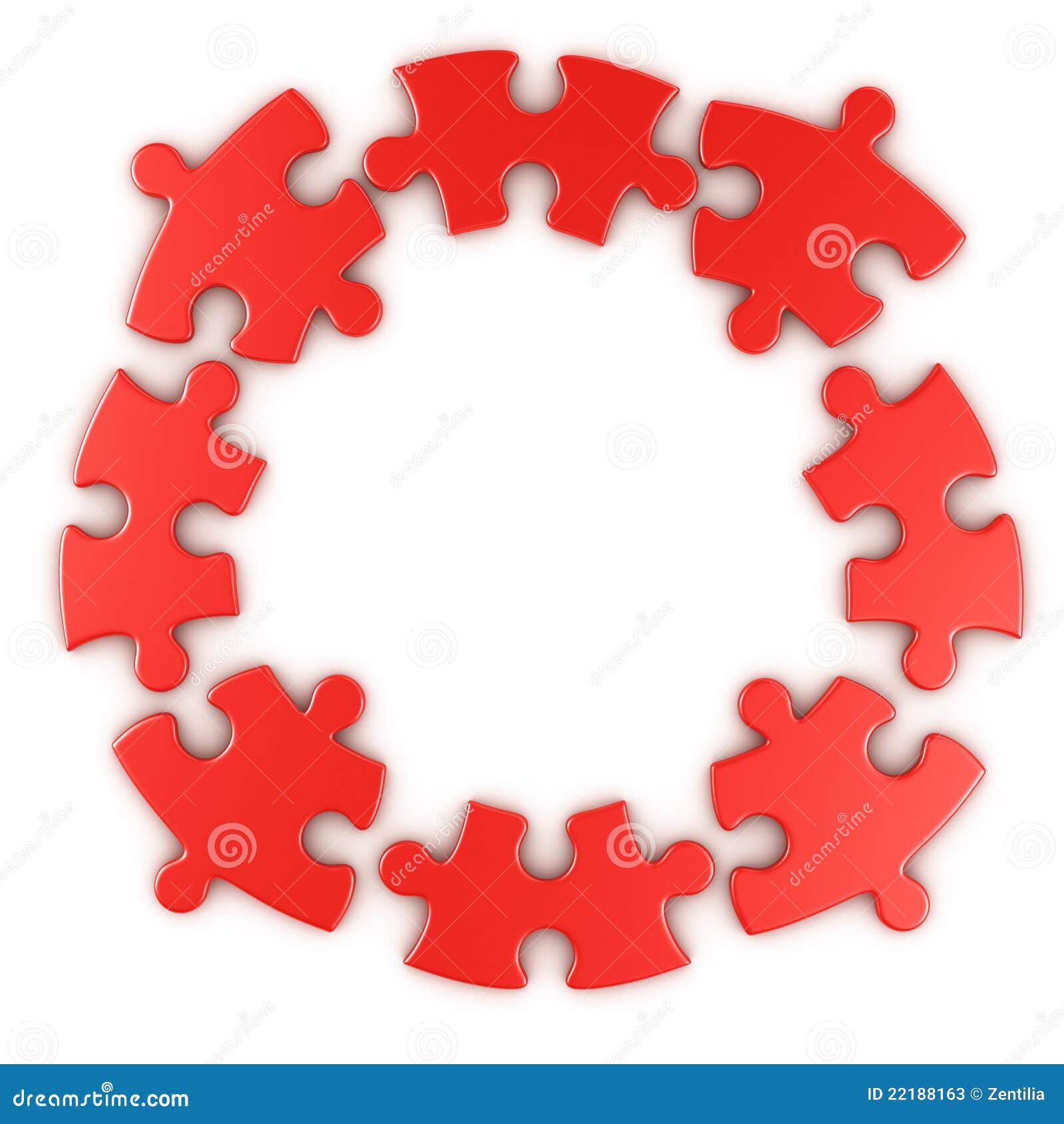 Circular puzzle stock illustration. Illustration of jigsaw - 22188163