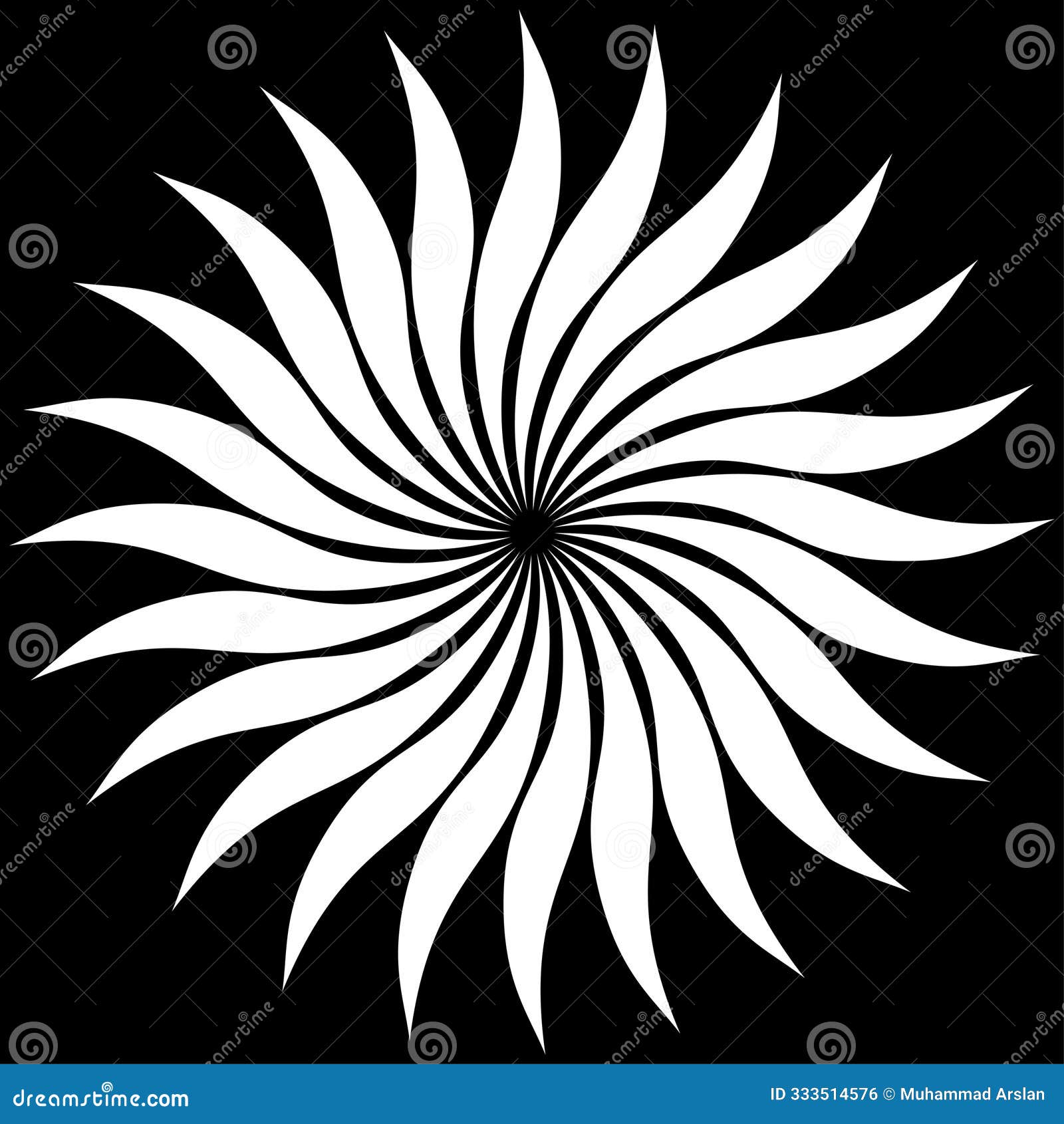 Circular, Radial Abstract Geometric Rays, Flame, Burst. Geometric ...
