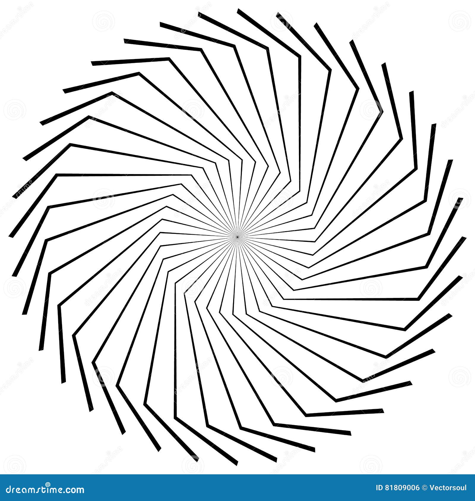 Circular, Radial Arrow For Centrifuge, Twist, Cycle Themes. Ripple ...