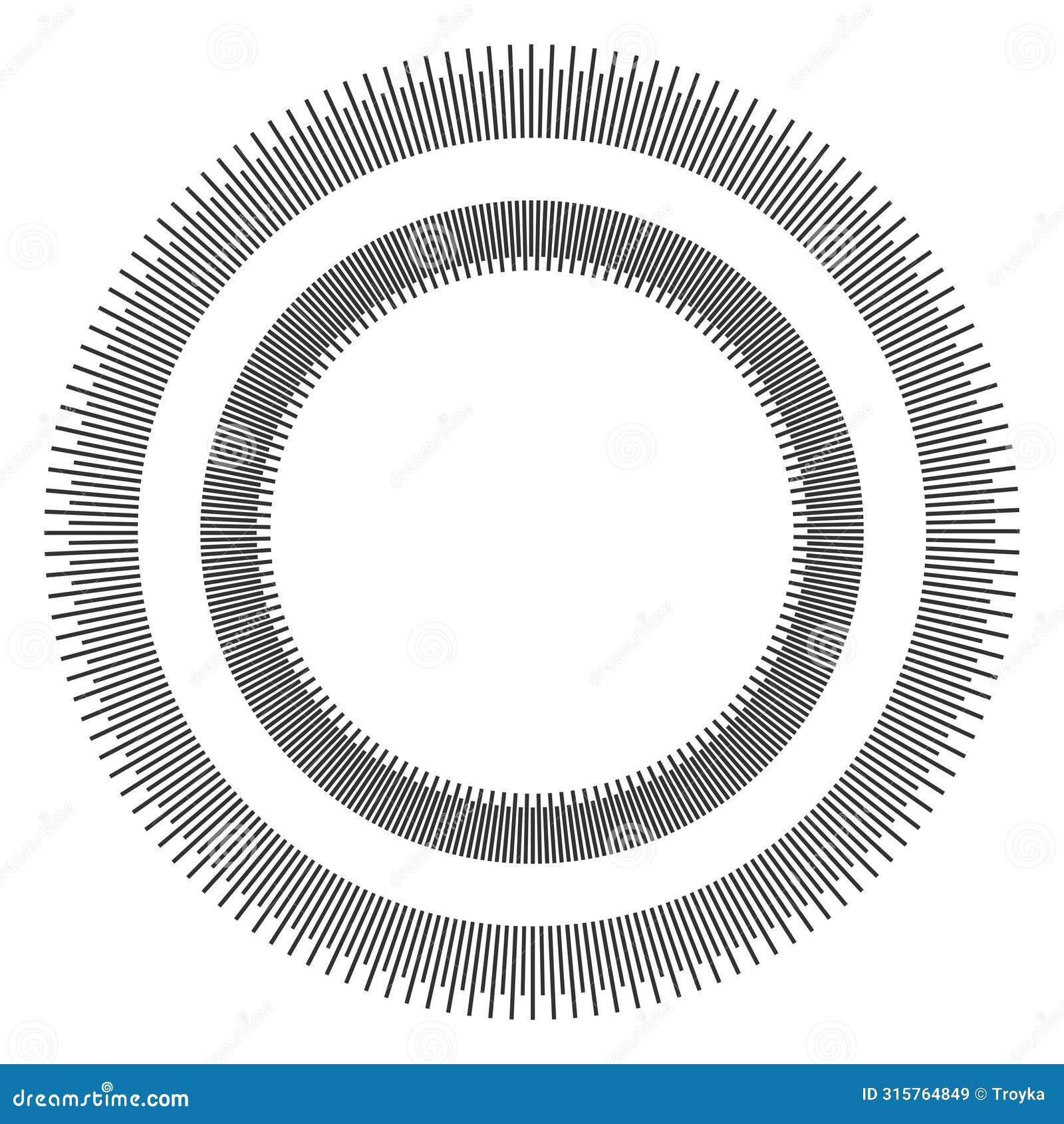 Circular Radial Pattern for Decorative Round Frame Stock Vector ...