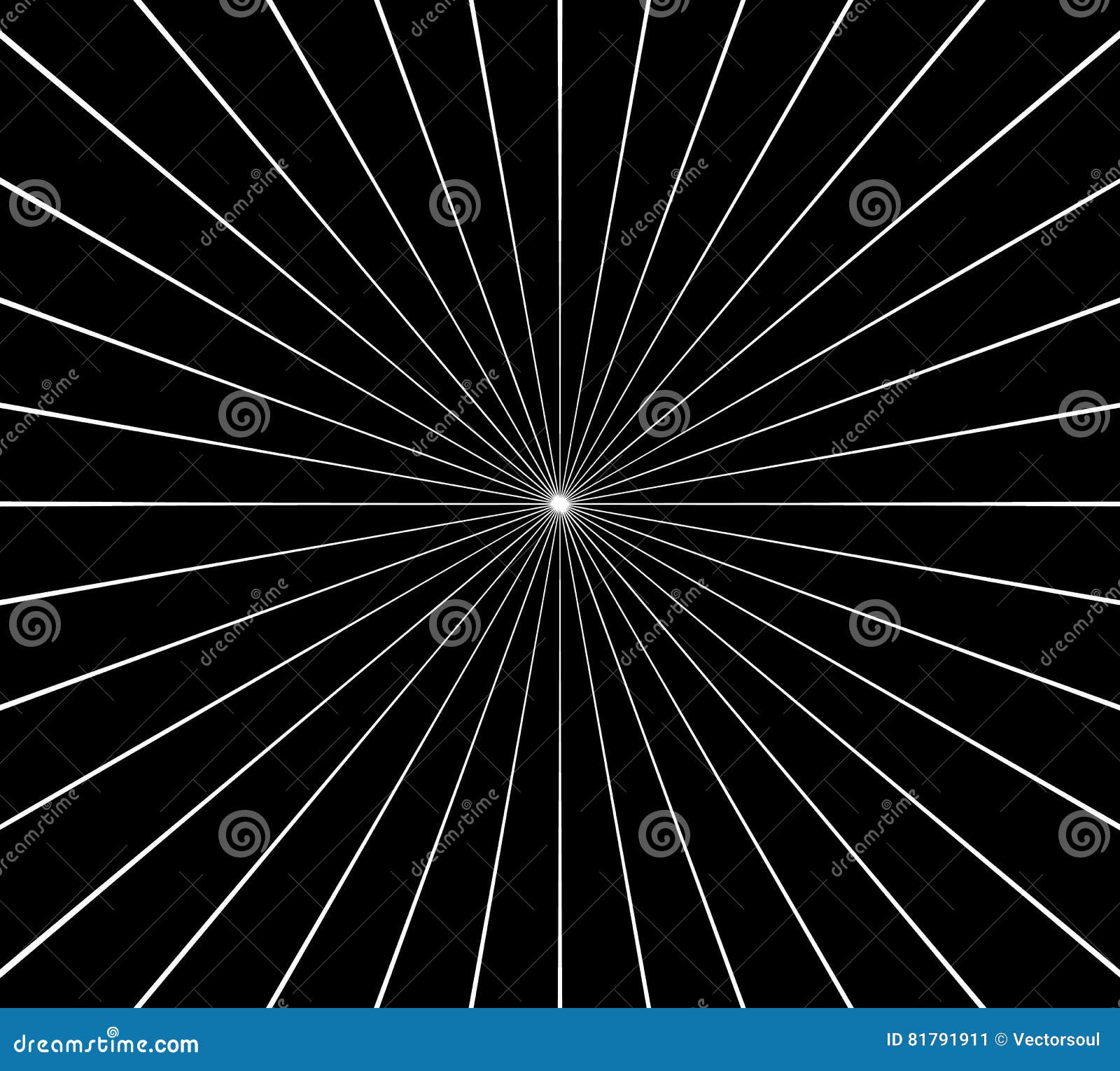 Circular Radial, Radiating Lines Element. Abstract Rays, Beams, Stock ...