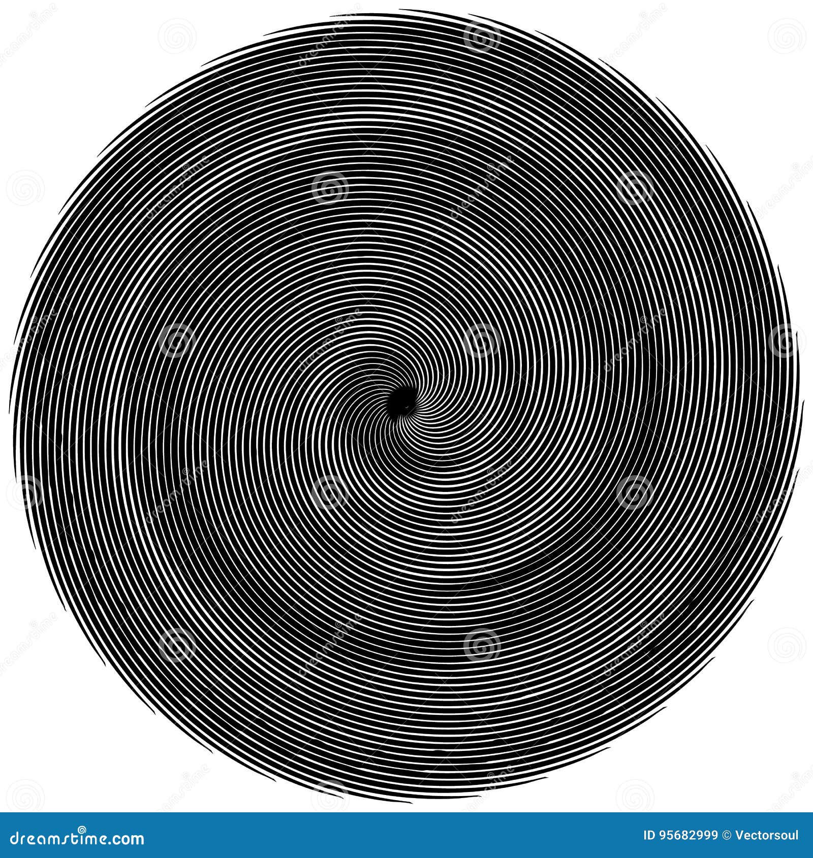 Circular, Radiating Abstract Shape, Motif. Geometric Design Elem Stock ...