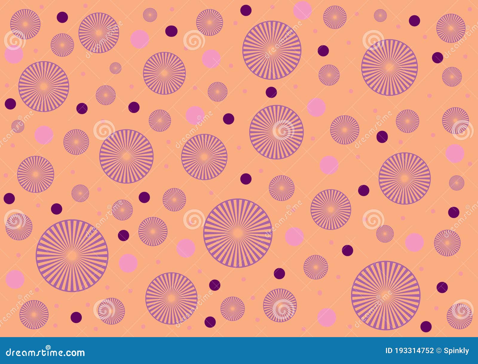 Circular Random Pattern Background Wallpaper Design Layout Stock ...