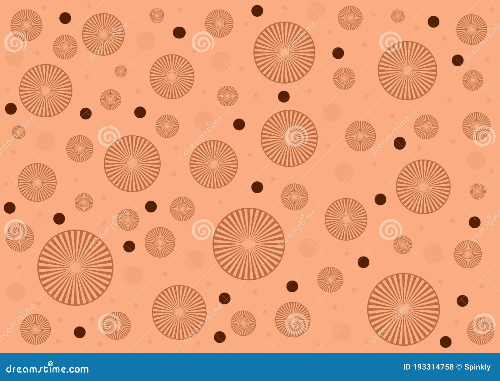 Circular Random Pattern Background Wallpaper Design Layout Stock ...