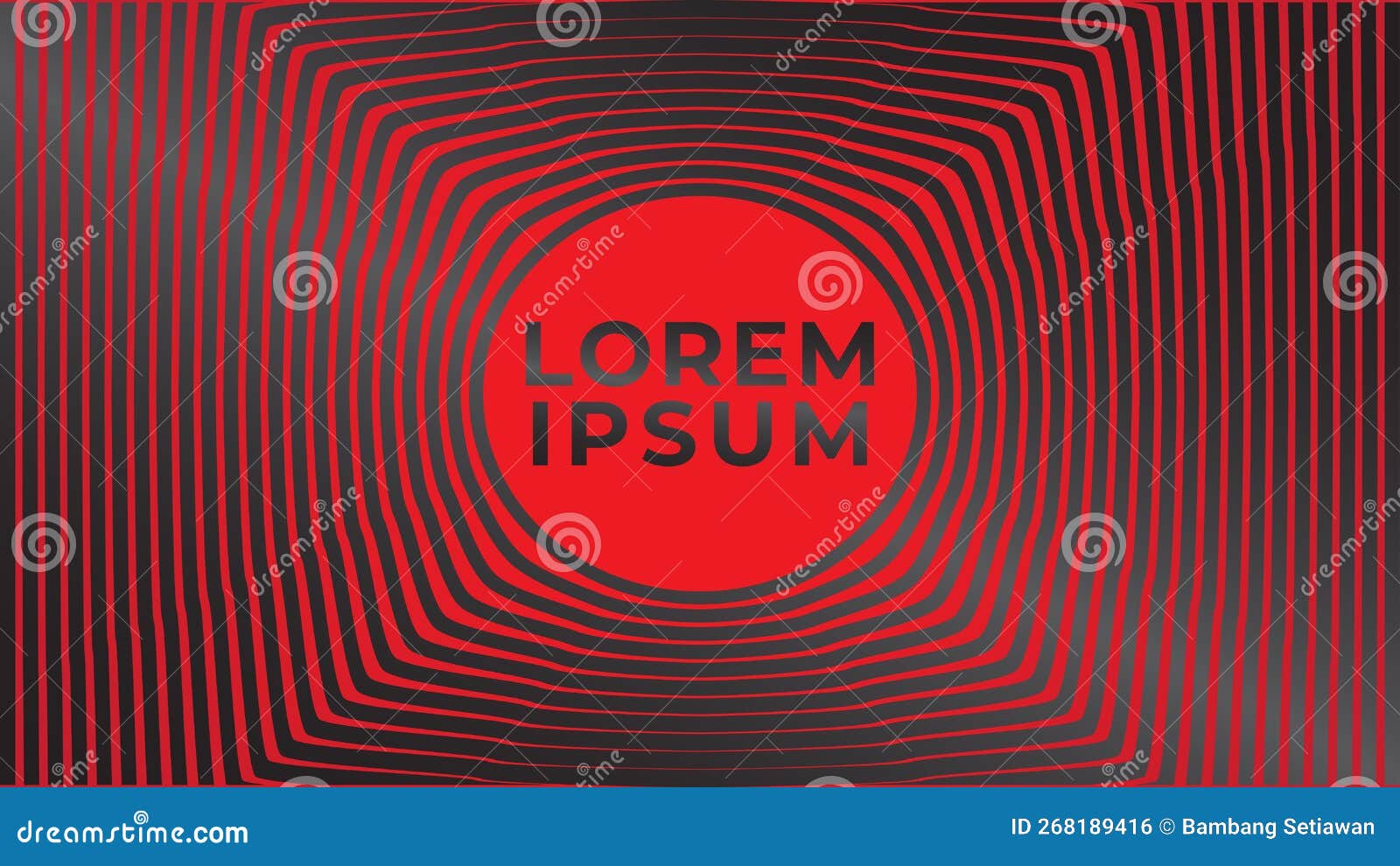 Circular Red Stripe Line. Abstract Background Design Template. Stock ...