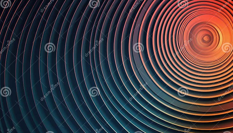 Circular Ripple Background with Gradient for Modern Designs and Dynamic ...