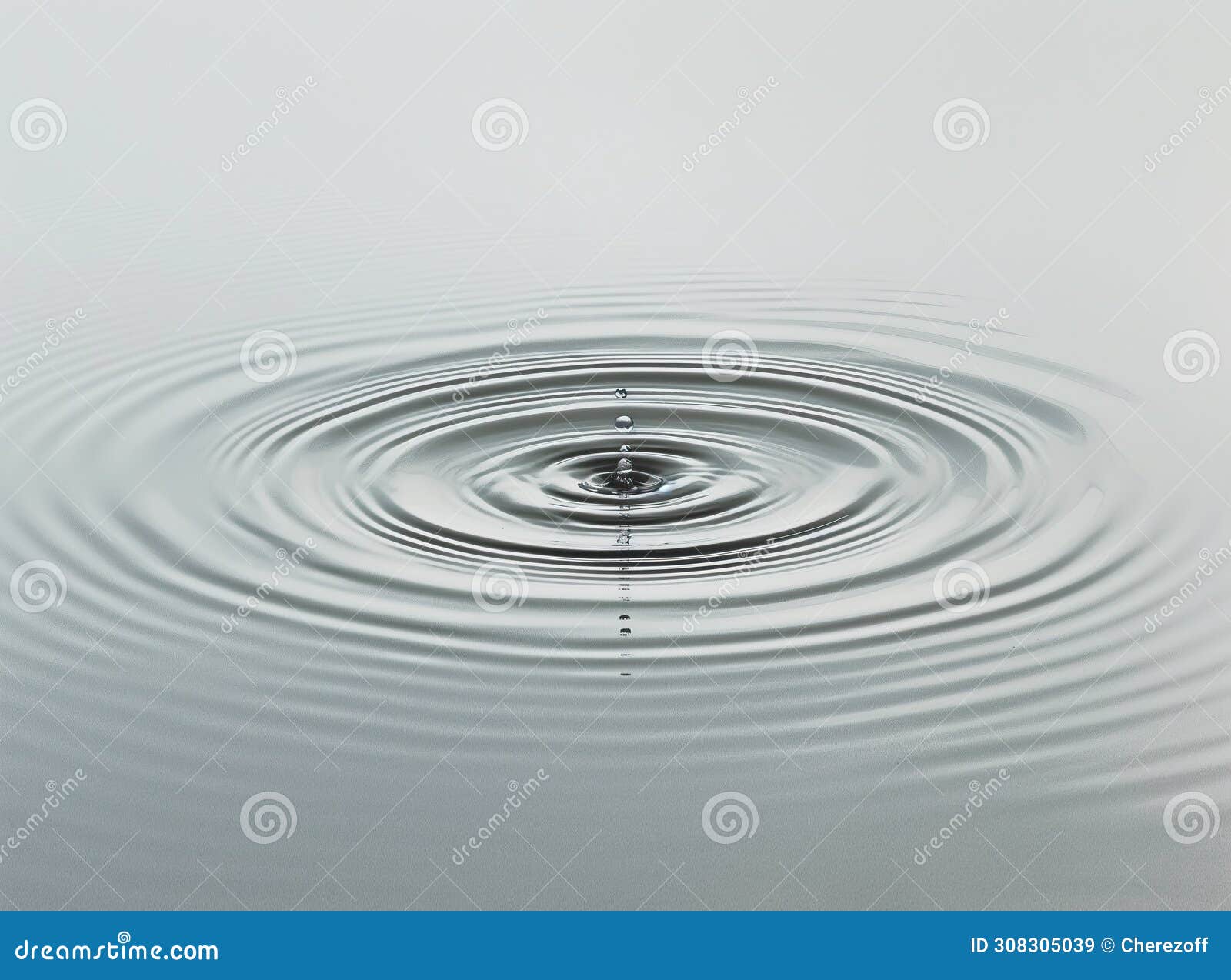 Circular Ripples on the Surface of the Water from Falling Droplets ...
